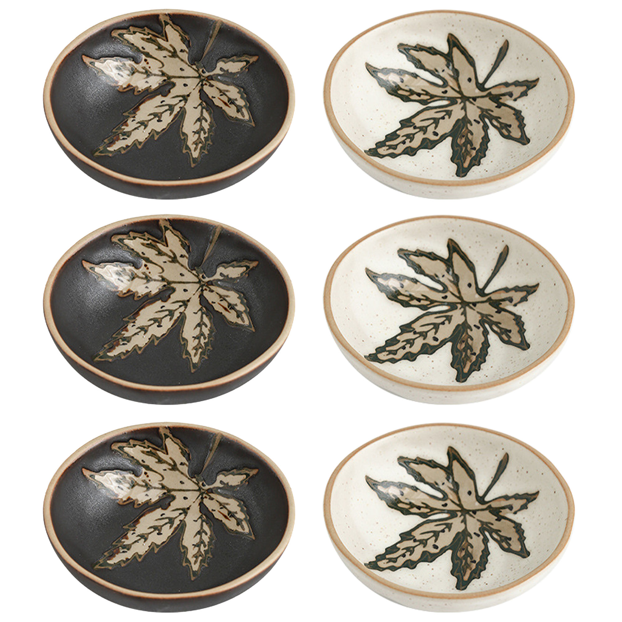 Qeeadeea Soy Sauce Dish Set, Small Bowls For Side Dishes, Small ...