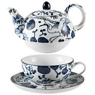 Porcelain Teapot Tea Set 1 Teapot 6 Tea Cups,Coffee Pot Kettle Ceramic ...