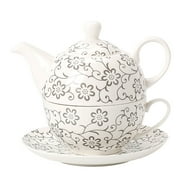 Addison Floral Tea for One Set by Pinky Up - Walmart.com