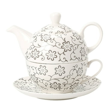 Addison Floral Tea for One Set by Pinky Up - Walmart.com
