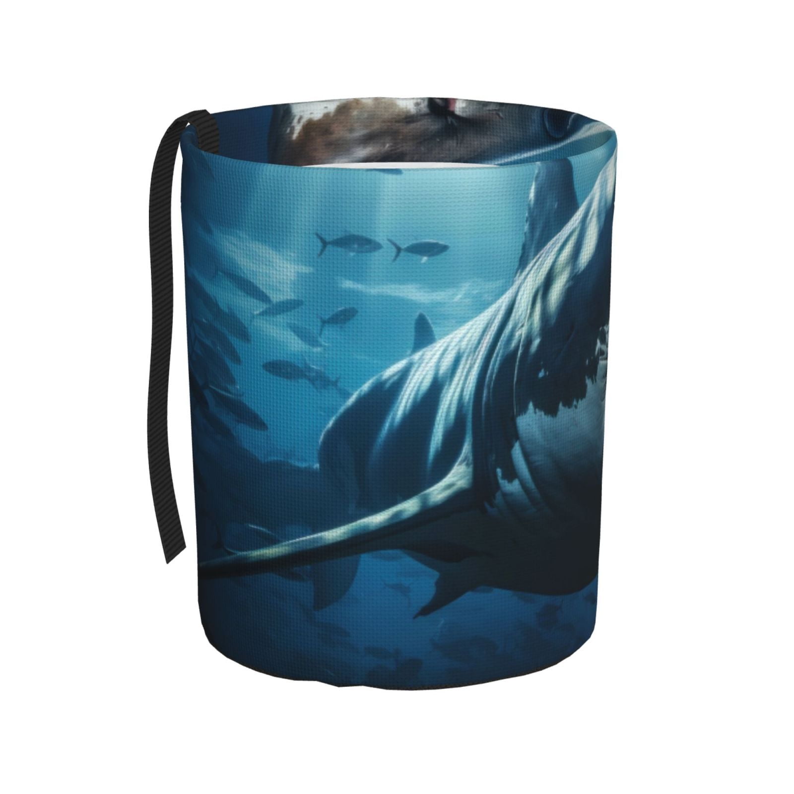 Qekee 3D Realistic Shark Print Automotive Waterproof Portable ...