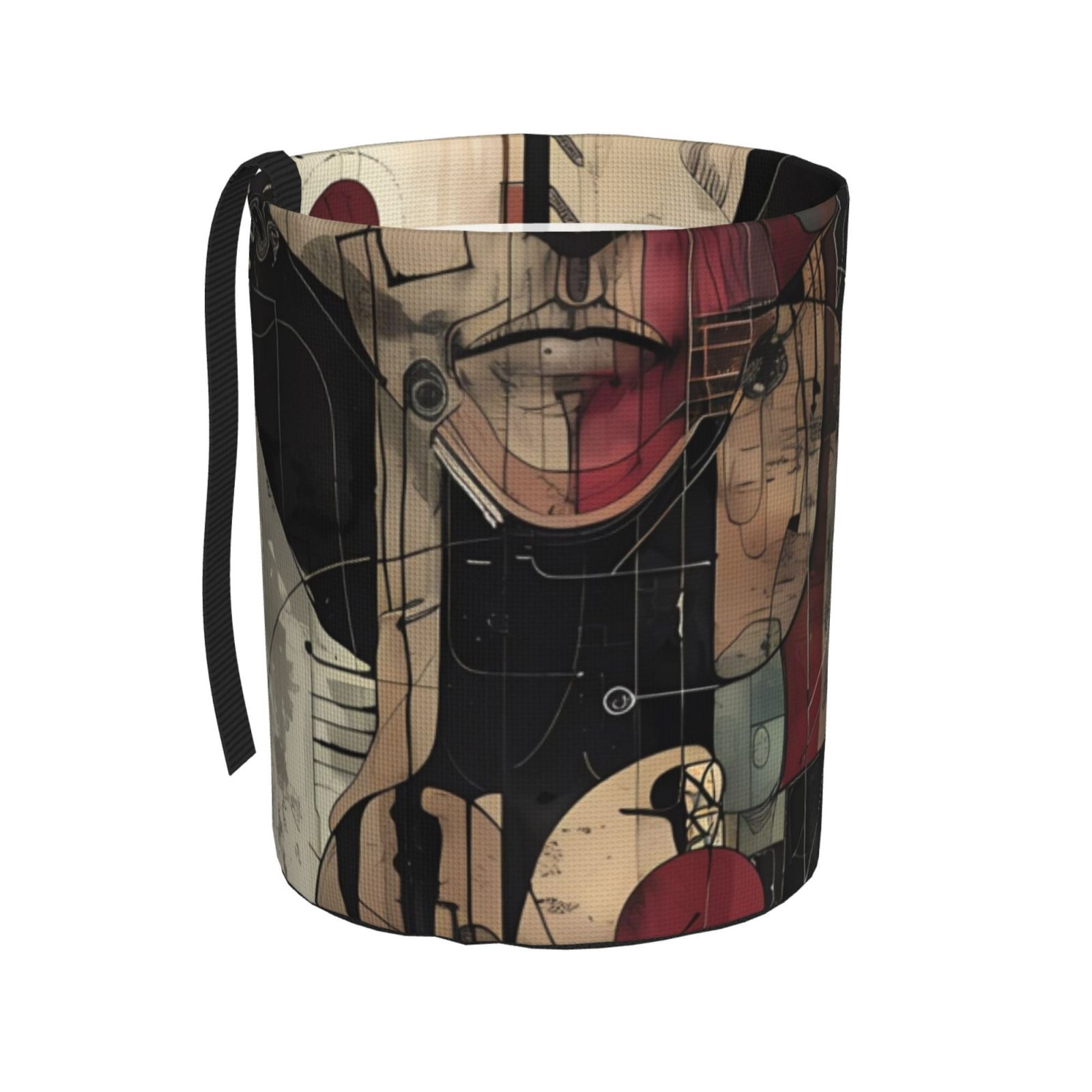 Qekee Abstract Geometric Faces Print Automotive Waterproof Portable ...
