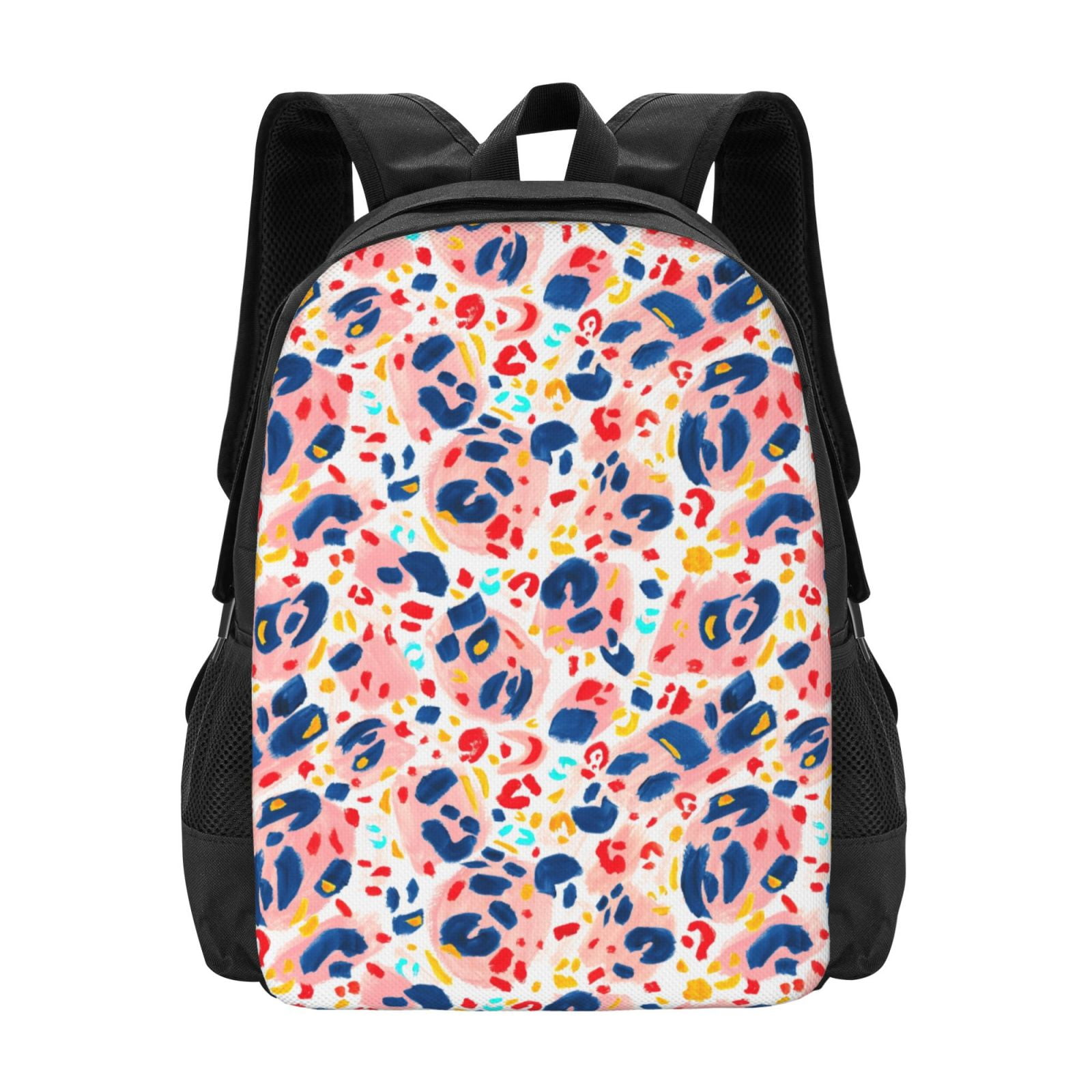 Qekee Abstract Leopard Print for Travel Laptop Backpack for womem and ...