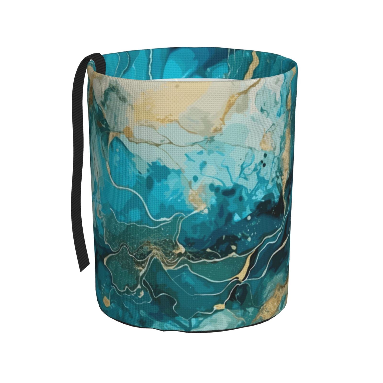 Qekee Abstract Ocean Currents Print Automotive Waterproof Portable ...