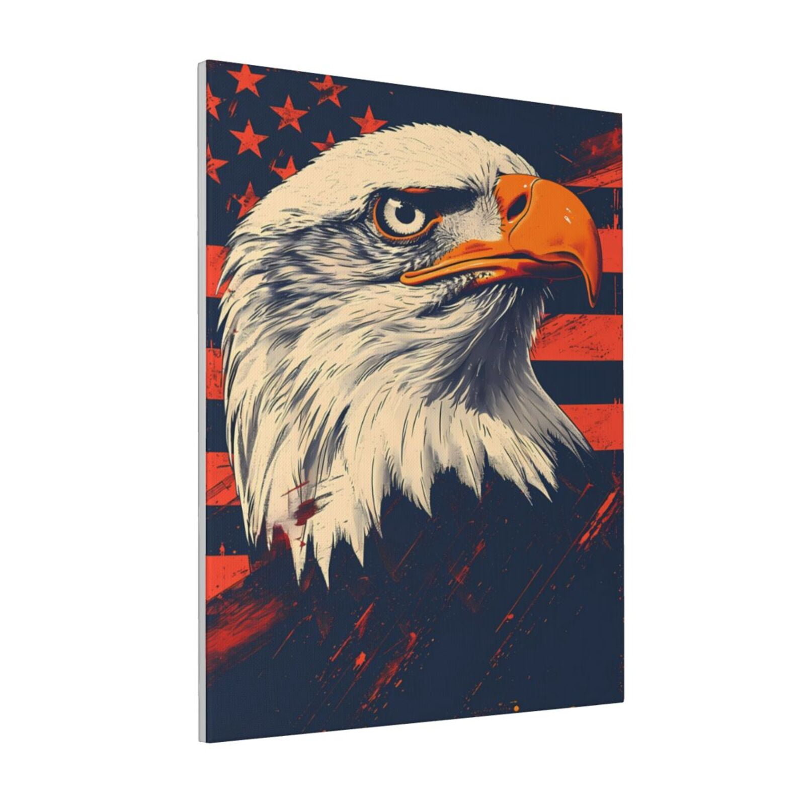 Qekee American Bald Eagle A Print Canvas Decorative Picture,Wall Art ...