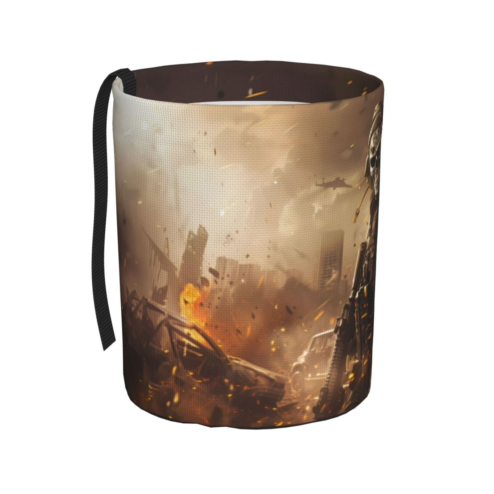 Qekee Apocalyptic Skull Soldier Print Automotive Waterproof Portable ...