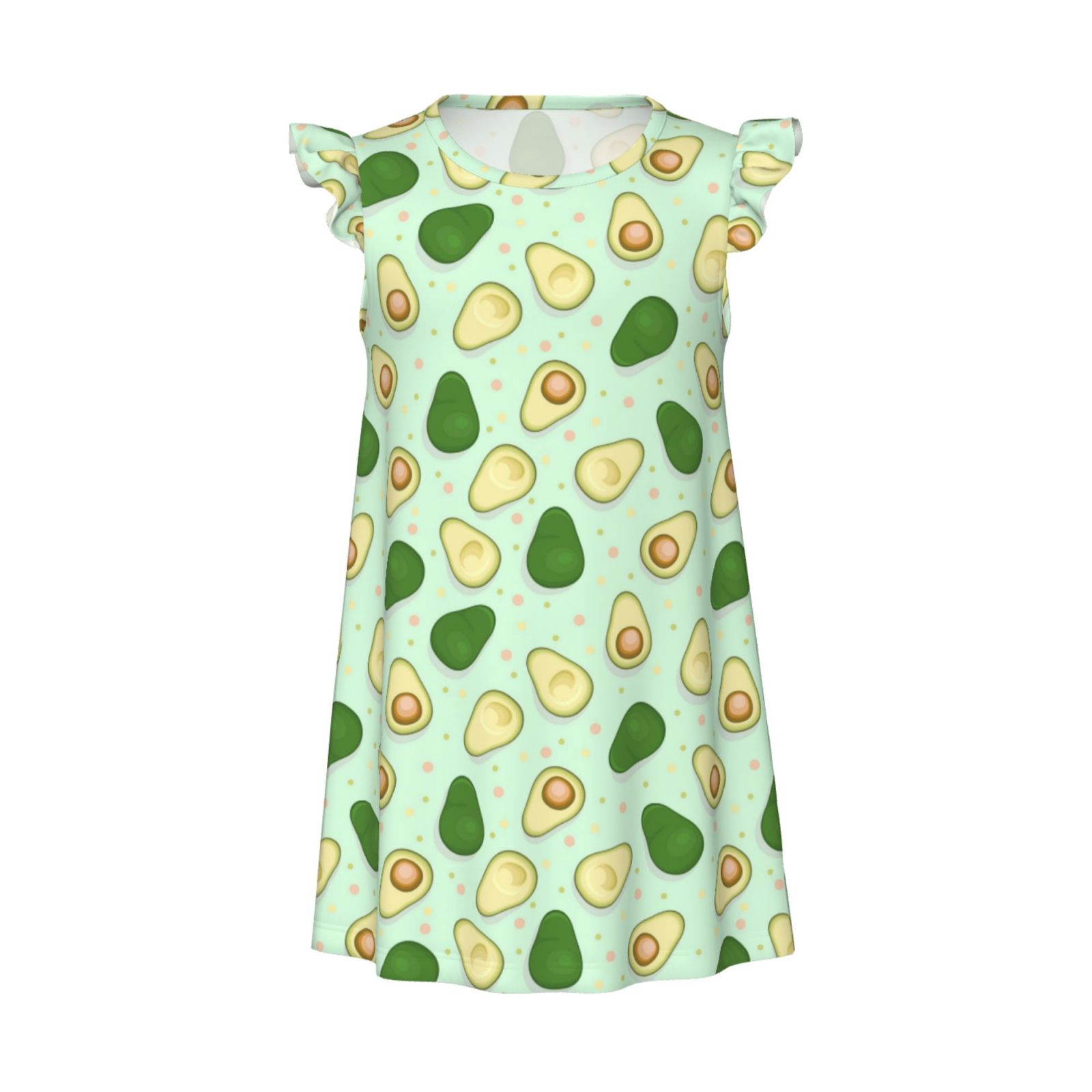 Qekee Avocado for Girls Nightgowns, Princess Pajama Dresses for Girls ...