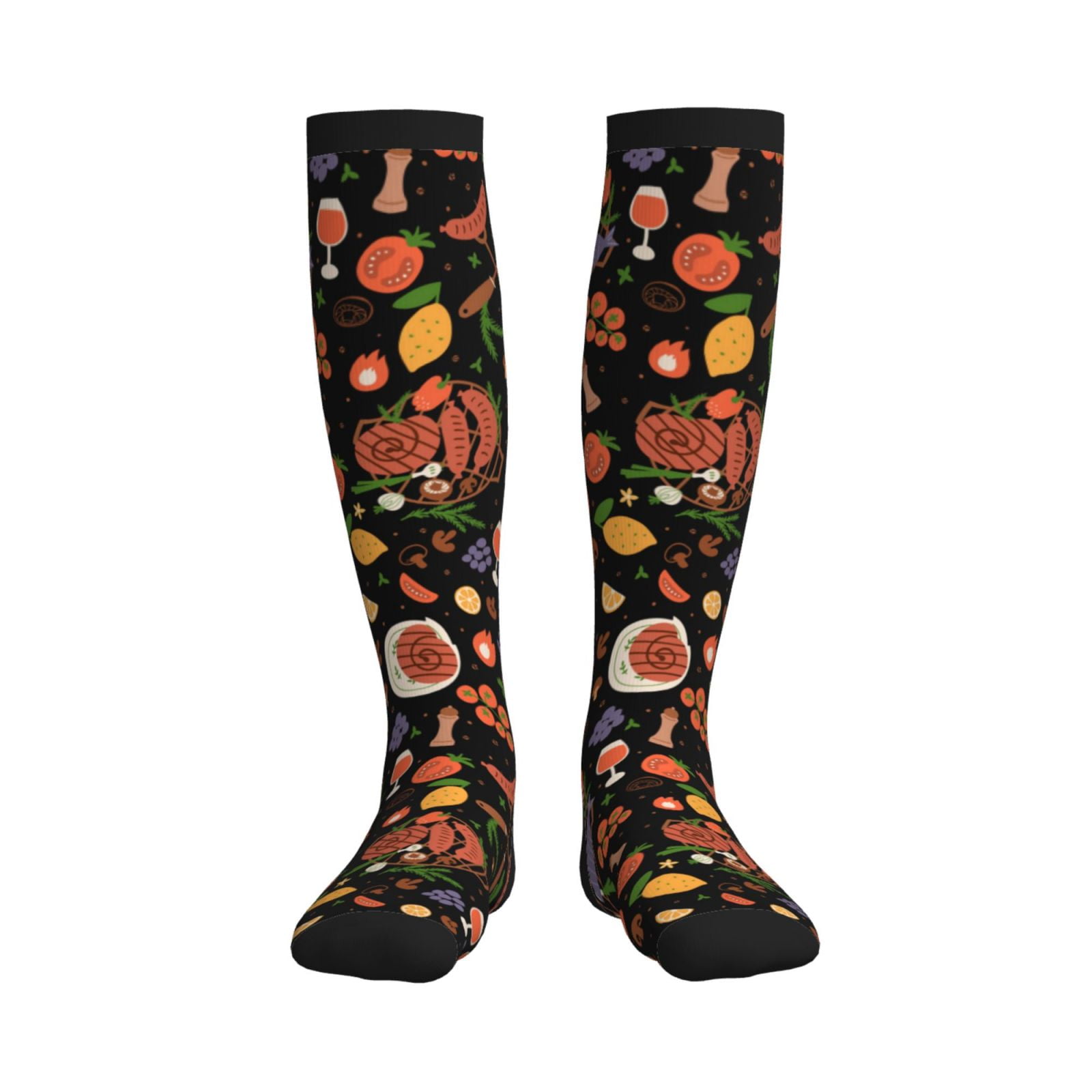 Qekee BBQ Party Compression Socks the ultimate choice for both women ...