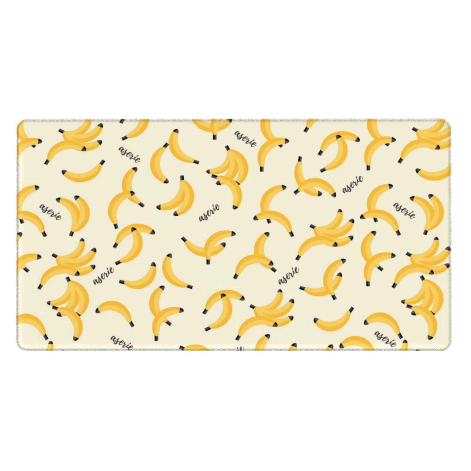 Qekee Banana Print Desk Pad Protector,Mouse Pad,Office Desk Mat,Desk ...