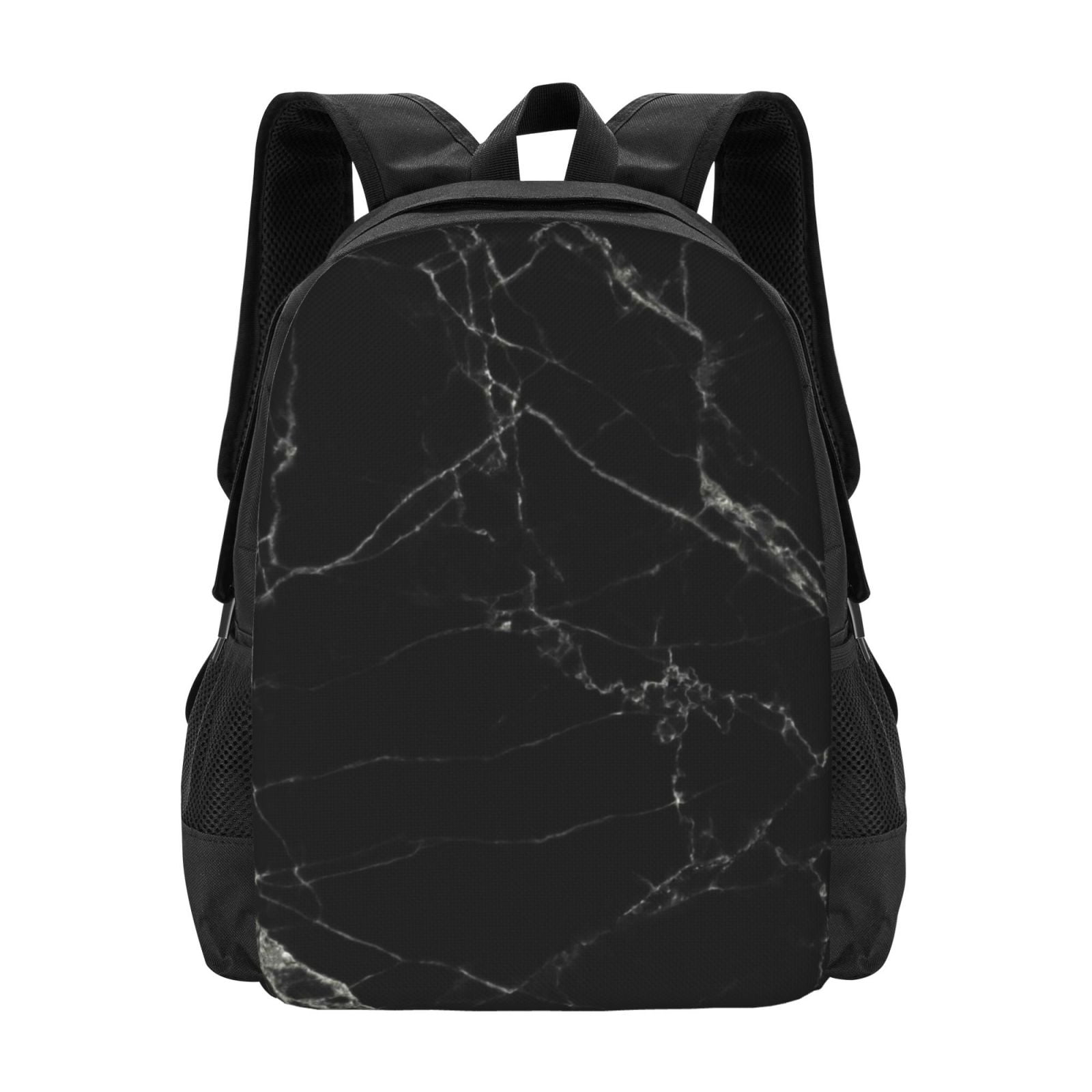 Qekee Black Marble Texture Abstract for Travel Laptop Backpack for ...