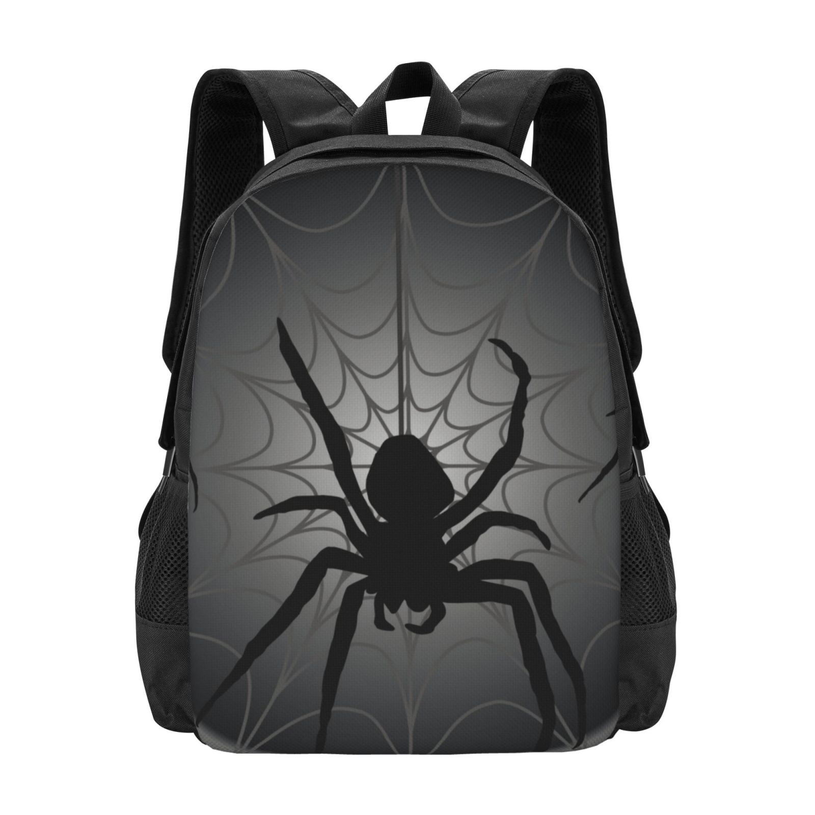 Qekee Black Spiders for Travel Laptop Backpack for womem and men ...