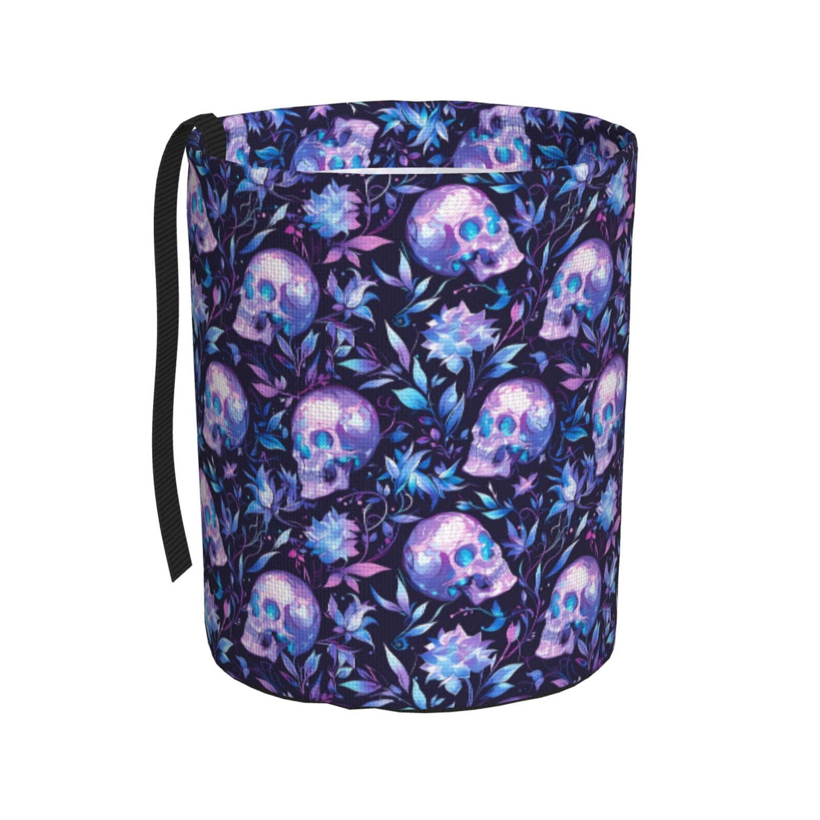 Qekee Blue Skull Crystal Print Automotive Waterproof Portable ...