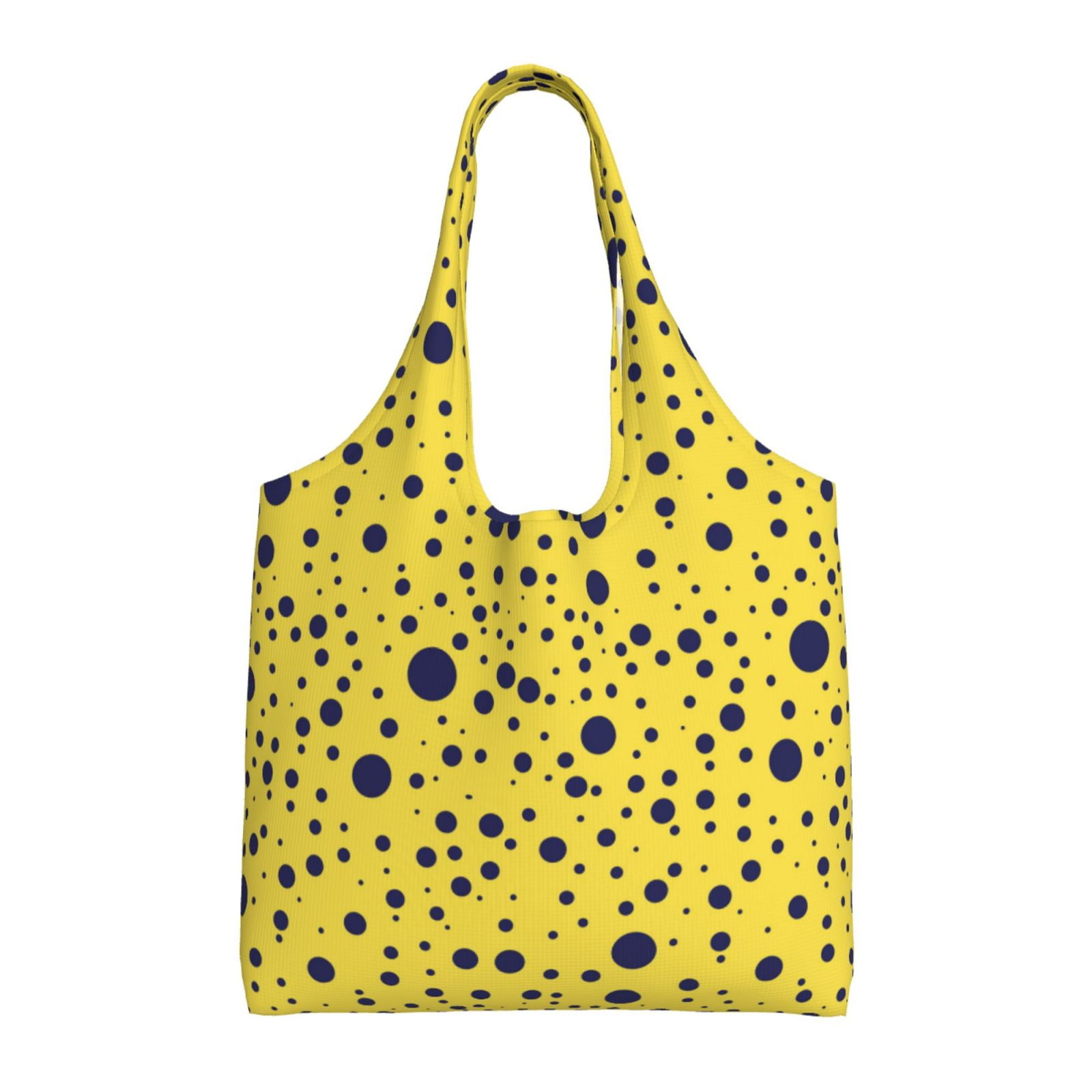 Qekee Blue Spots for Canvas Aesthetic Tote Bag for Women Beach Bag ...