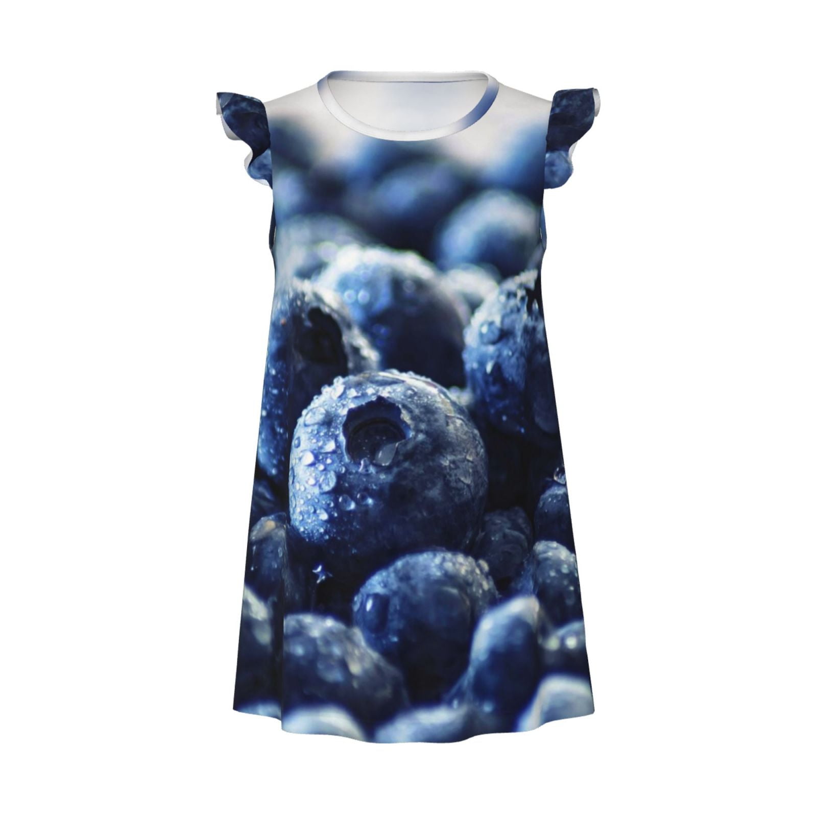 Qekee Blueberry for Girls Nightgowns, Princess Pajama Dresses for Girls ...