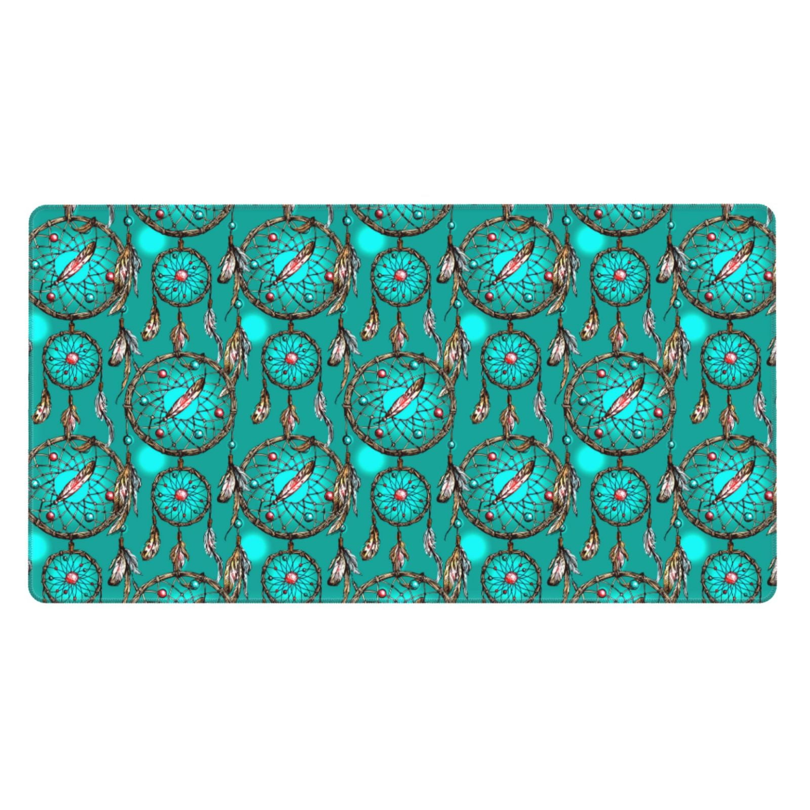 Qekee Boho Dreamcatcher Print Desk Pad Protector,Mouse Pad,Office Desk ...