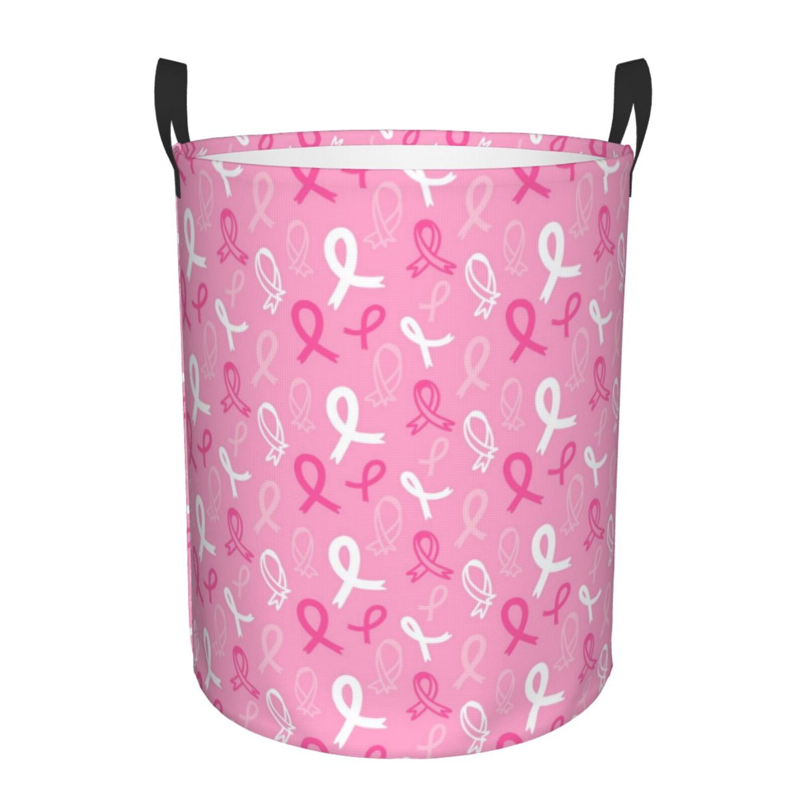 Qekee Breast Cancer Awareness (3) print Laundry Hamper Basket, Hamper ...