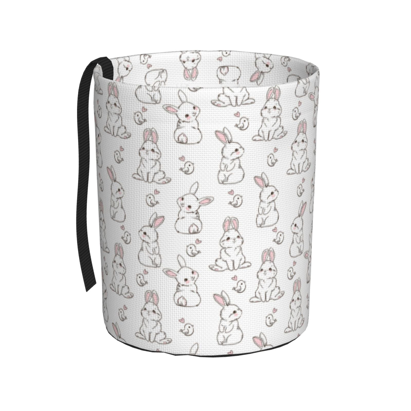 Qekee Bunny And Bird Print Automotive Waterproof Portable Collapsible ...