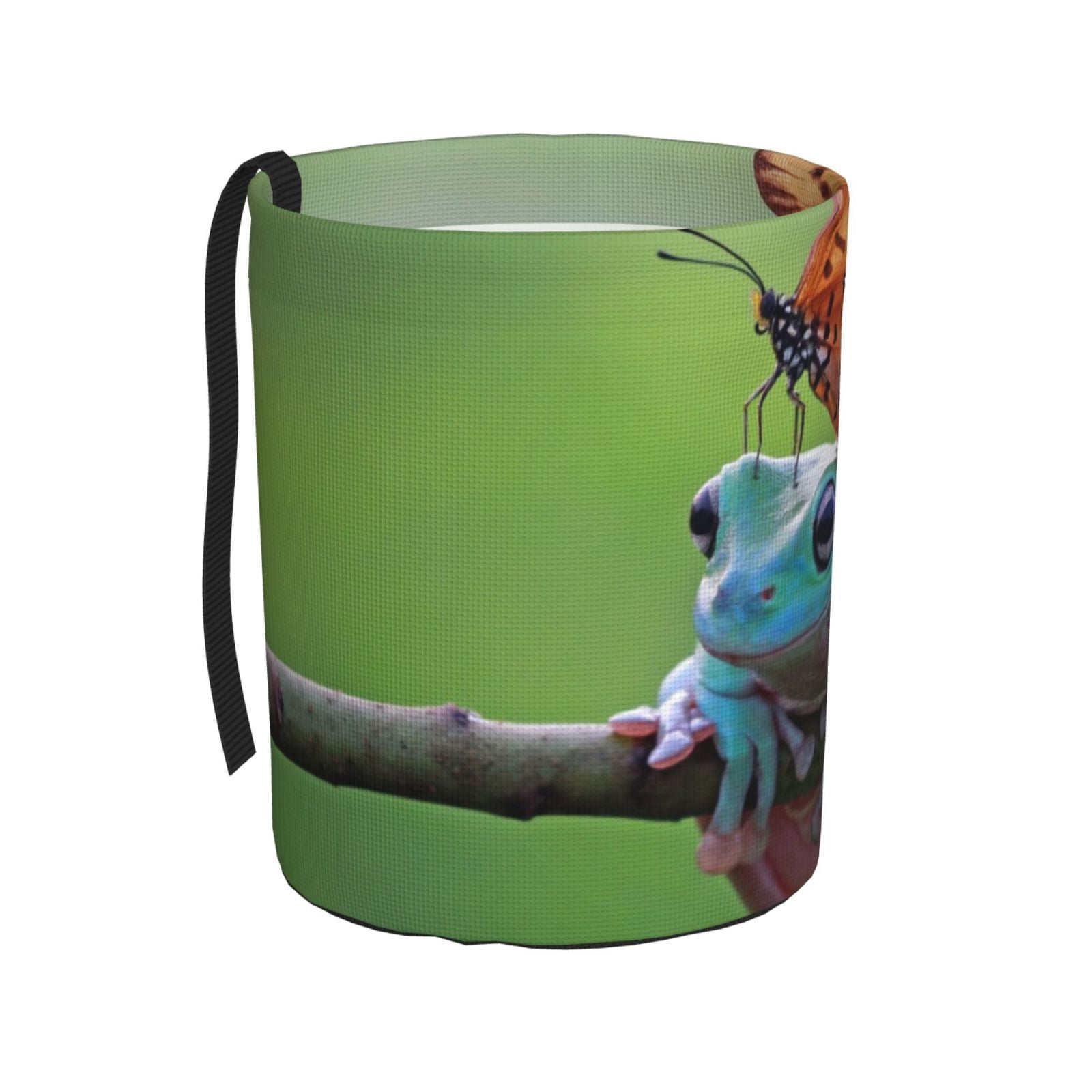 Qekee Butterfly Landing On Head Dumpy Frog Print Automotive Waterproof ...