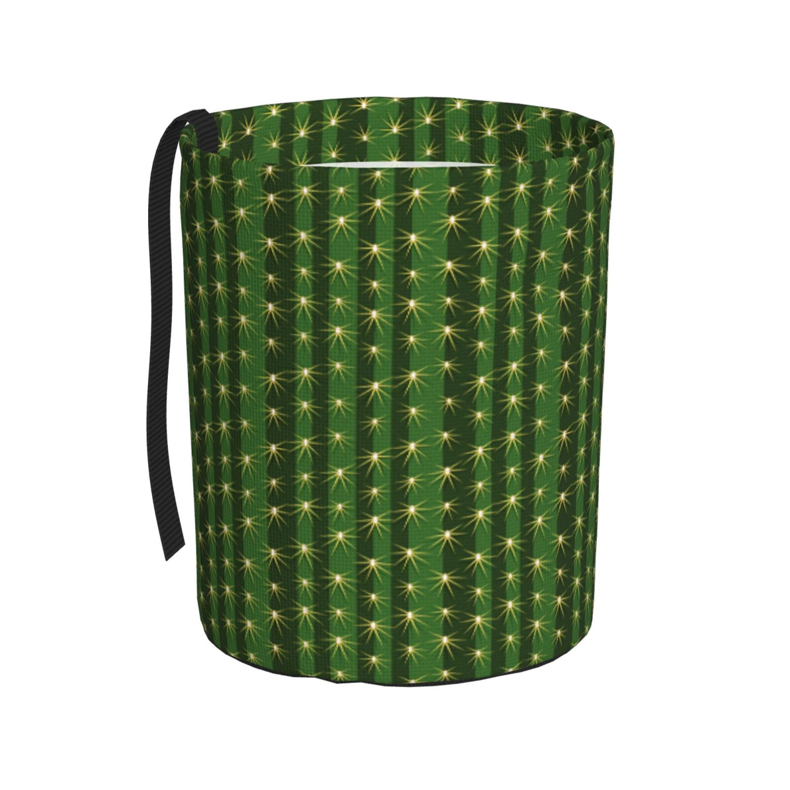 Qekee Cactus1 Print Automotive Waterproof Portable Collapsible Trash ...