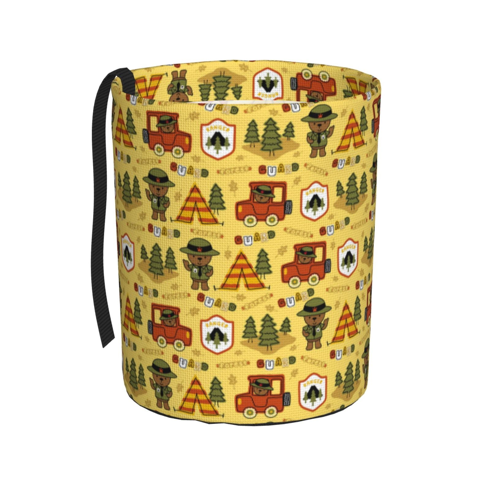 Qekee Car Tent Trees Print Automotive Waterproof Portable Collapsible Trash Can ,Garbage ...