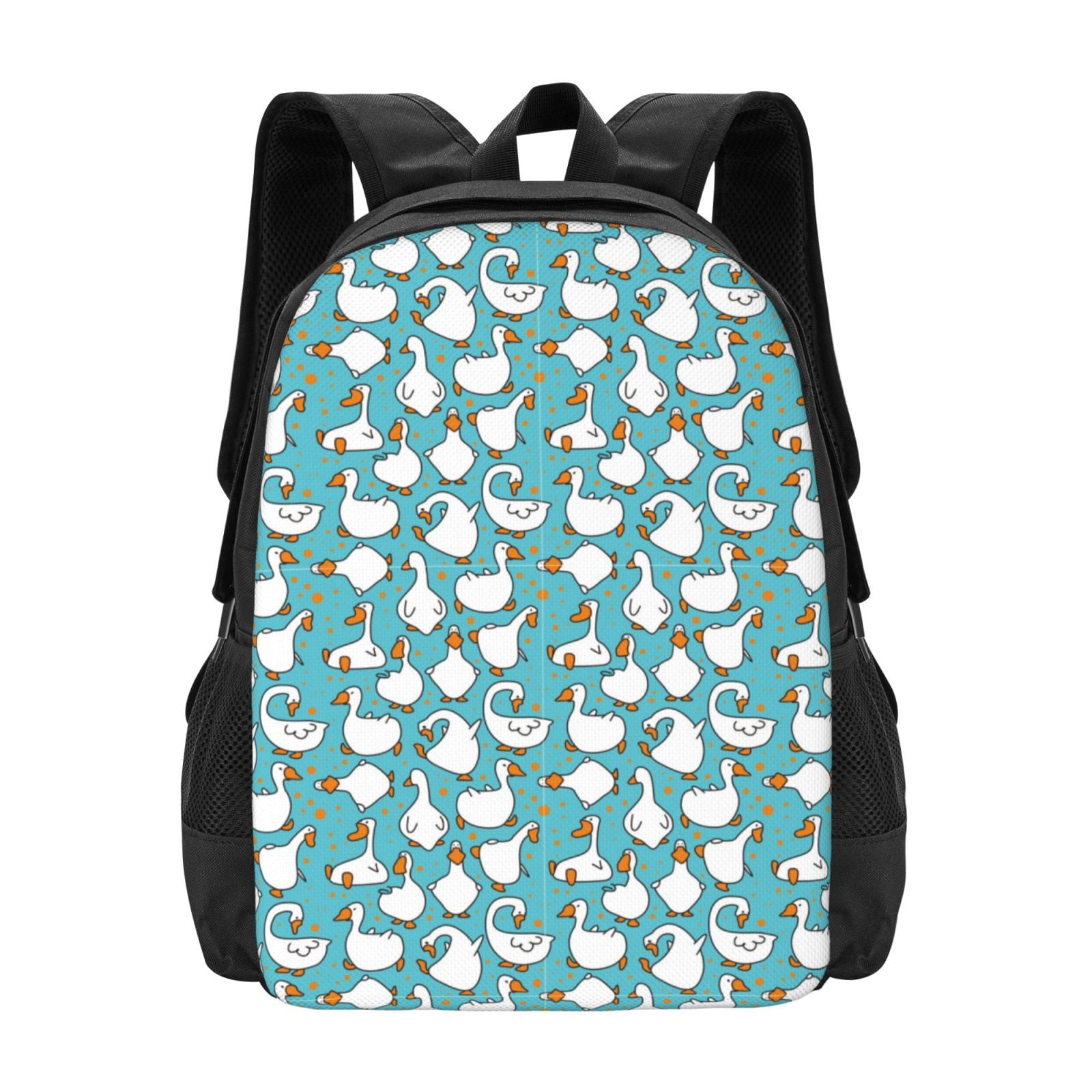 Qekee Cartoon Funny Goose for Travel Laptop Backpack for womem and men ...