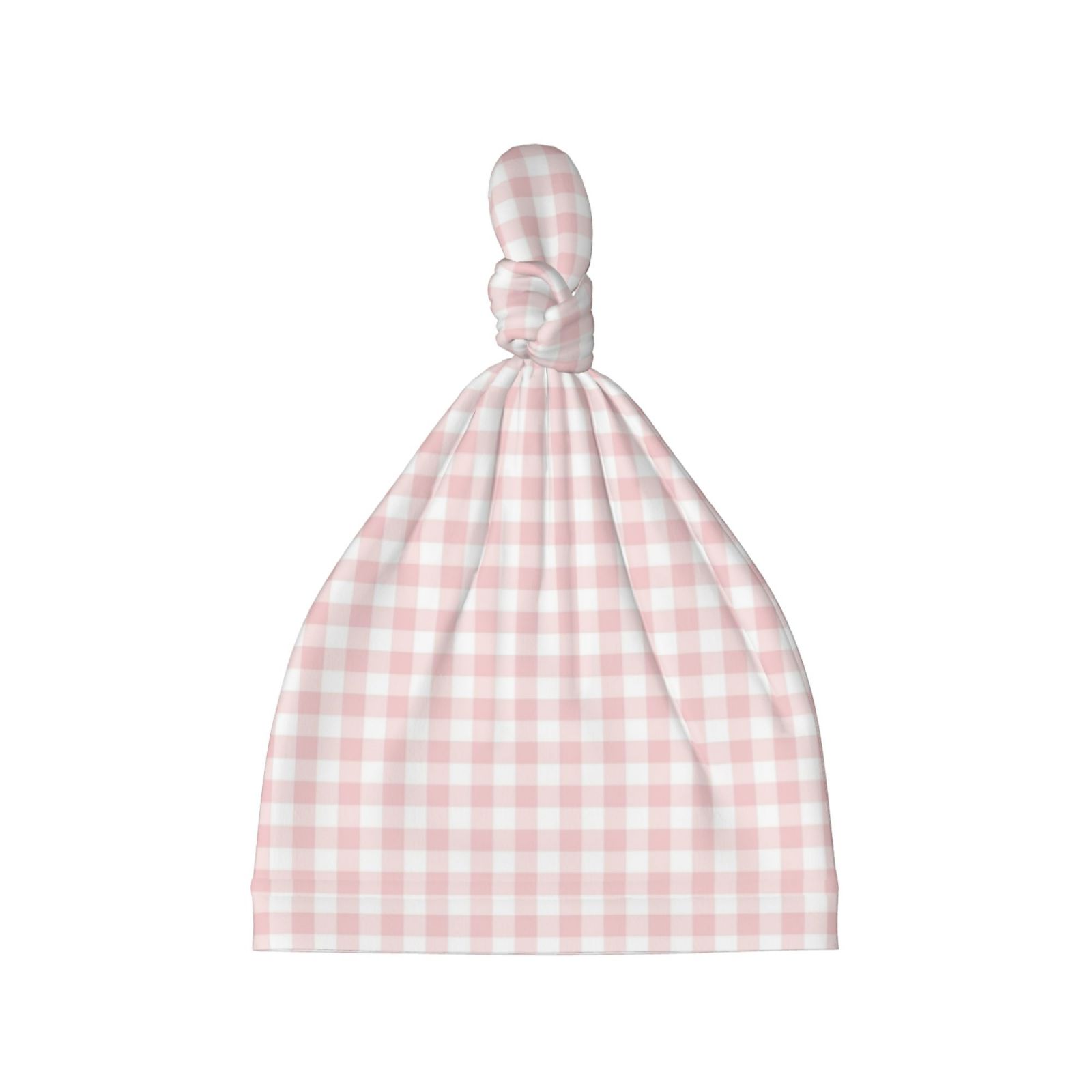 Qekee Checkboard Print Newborn Baby Hospital Hat for Boy/Girl,Knotted ...