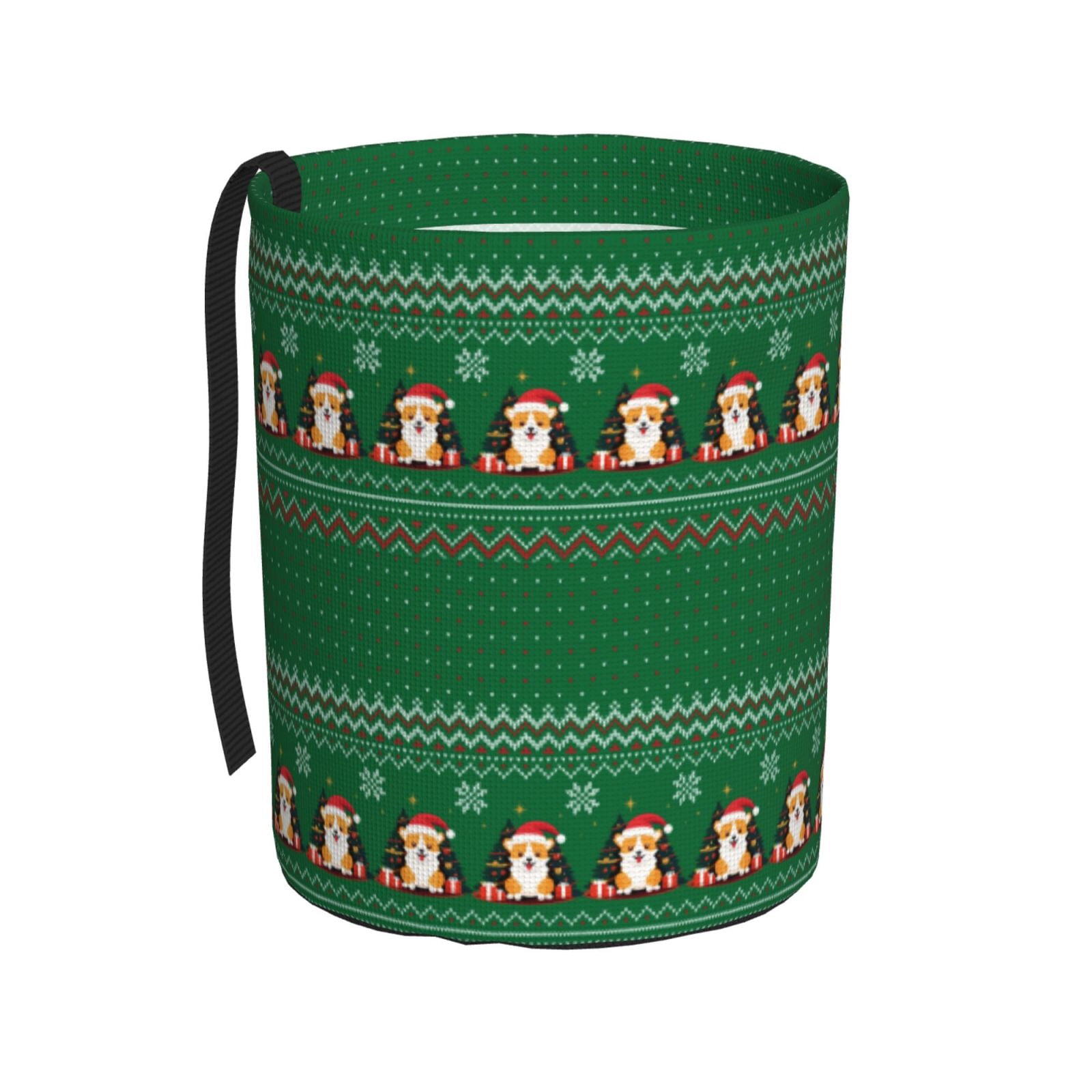 Qekee Christmas Corgis Print Automotive Waterproof Portable Collapsible ...