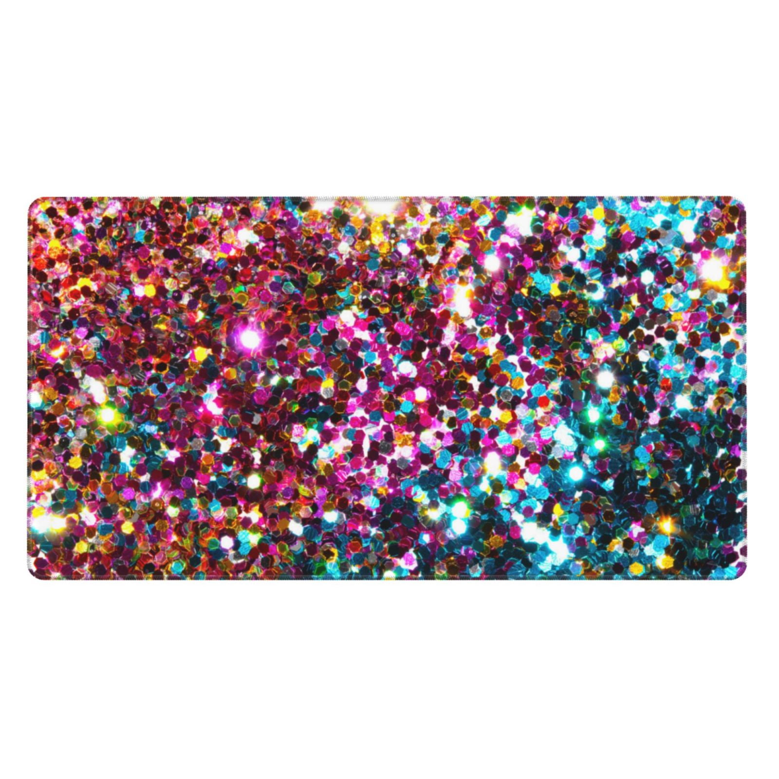 Qekee Color Shiny Print Desk Pad Protector,Mouse Pad,Office Desk Mat ...