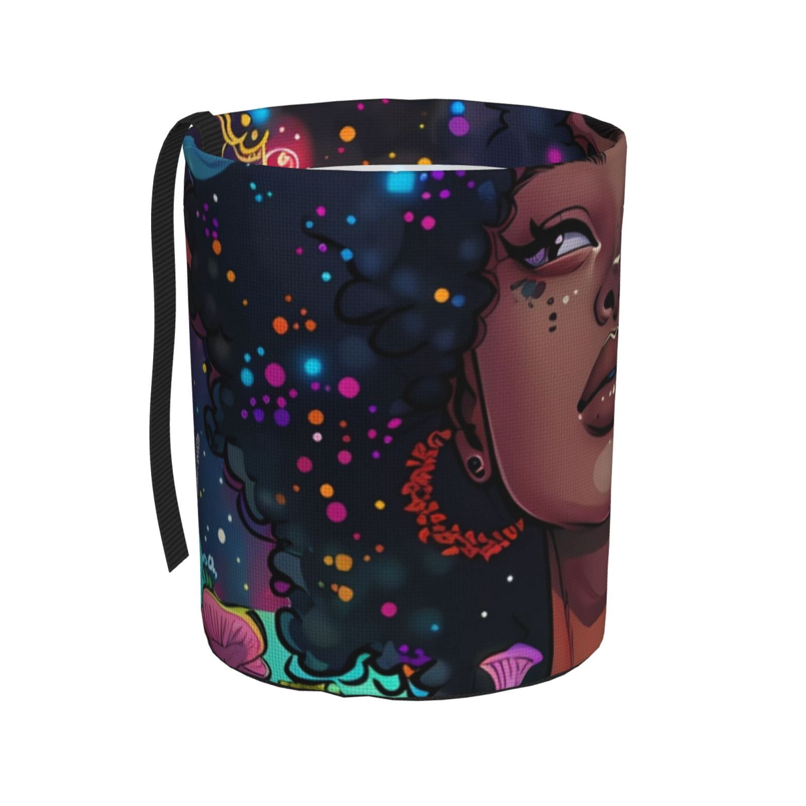 Qekee Cosmic Garden Woman Portrait Print Automotive Waterproof Portable ...