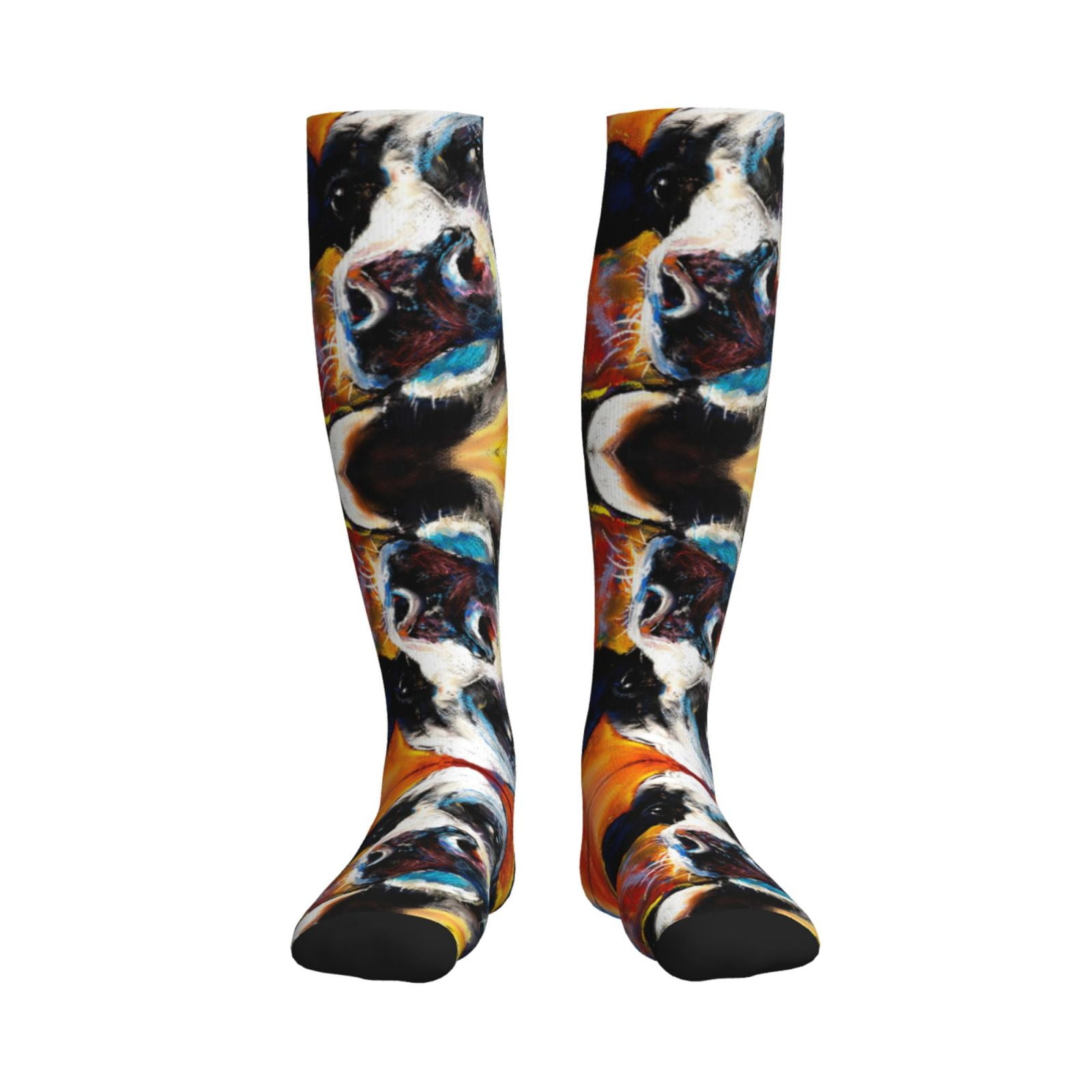 Qekee Cow Compression Socks the ultimate choice for both women and men ...