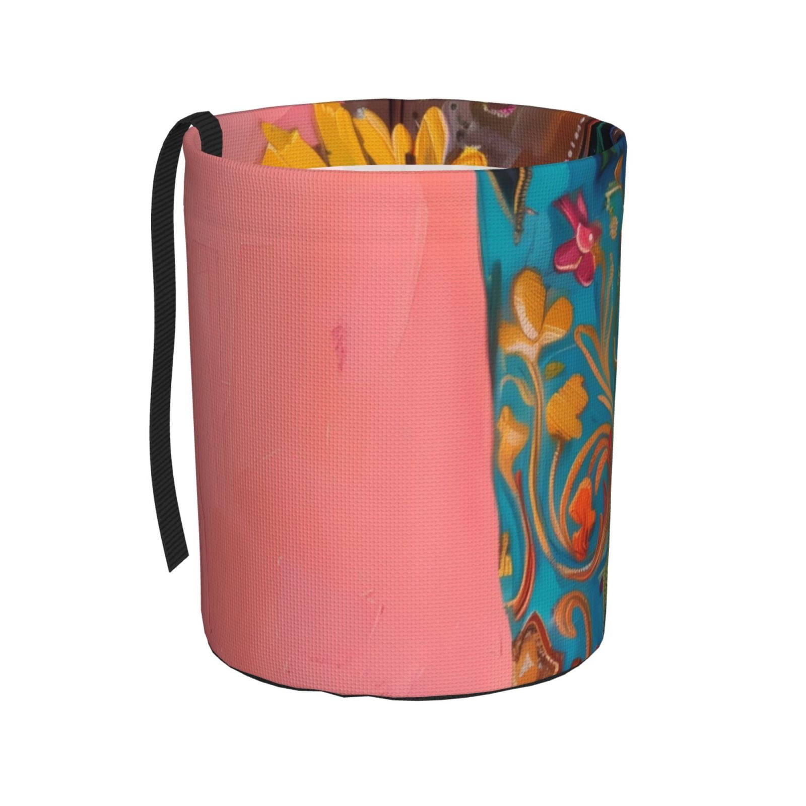 Qekee Cowboy Boots With Flowers Print Automotive Waterproof Portable ...