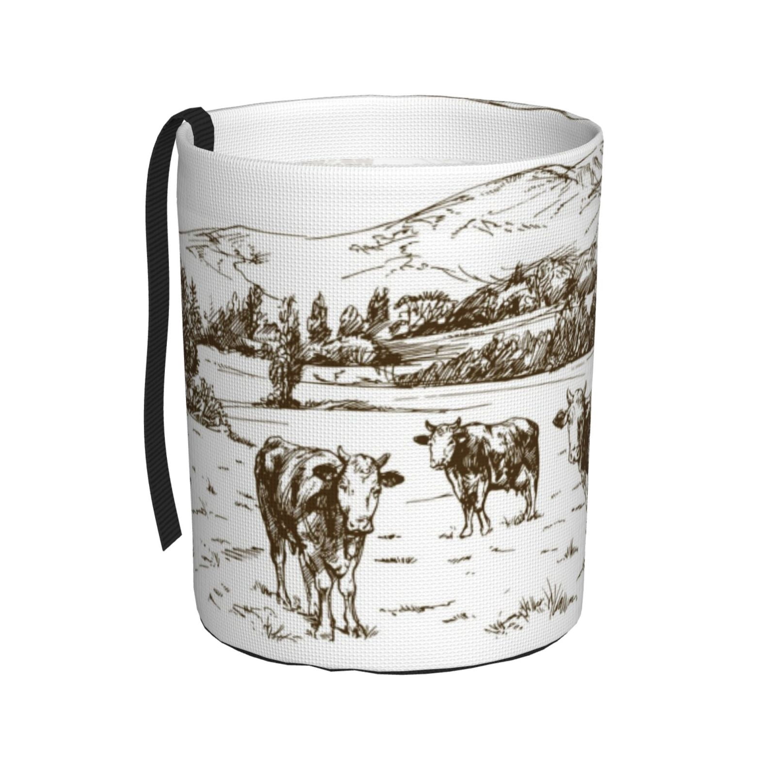 Qekee Cows Grazing On The Meadow 2 Print Automotive Waterproof Portable ...