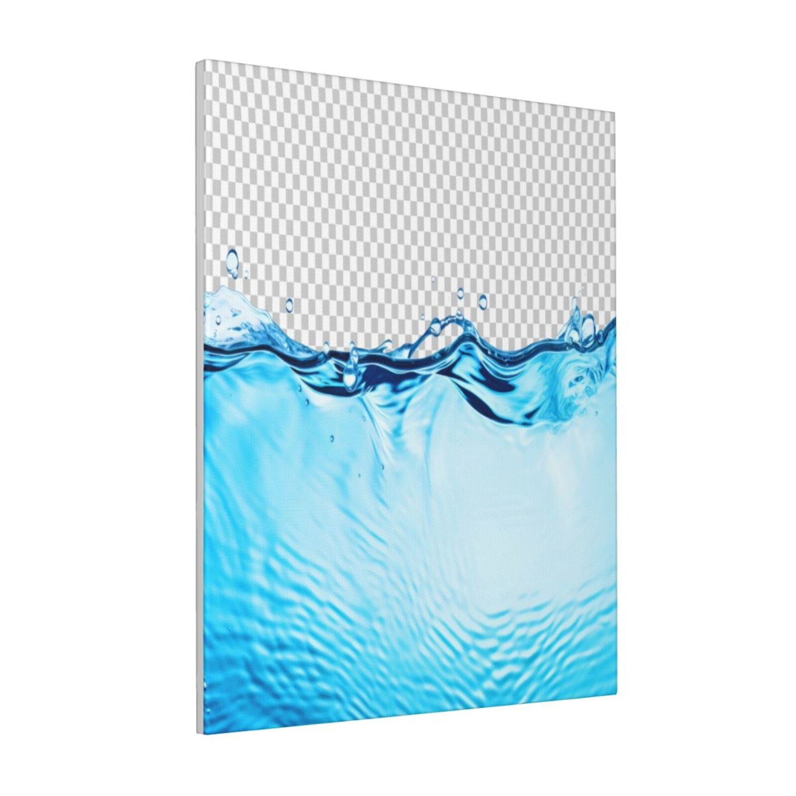Qekee Crystal Clear Water Splash Print Canvas Decorative Picture,Wall ...