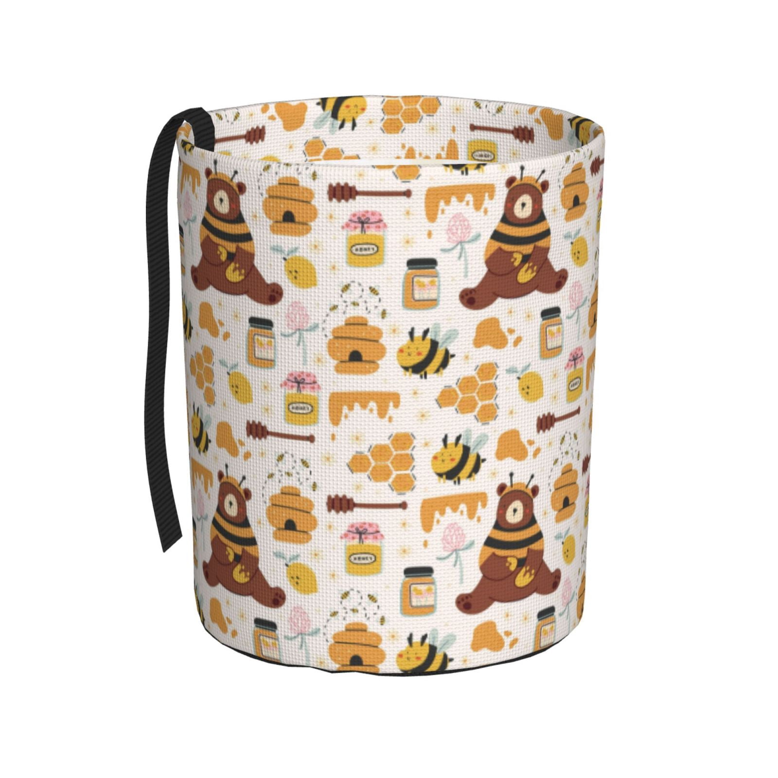 Qekee Cute Bee Honey Jar Hive Bear Print Automotive Waterproof Portable ...