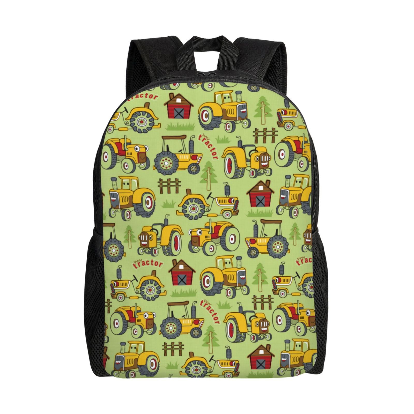 Qekee Cute Tractor print Travel Backpack for women and men, Water ...