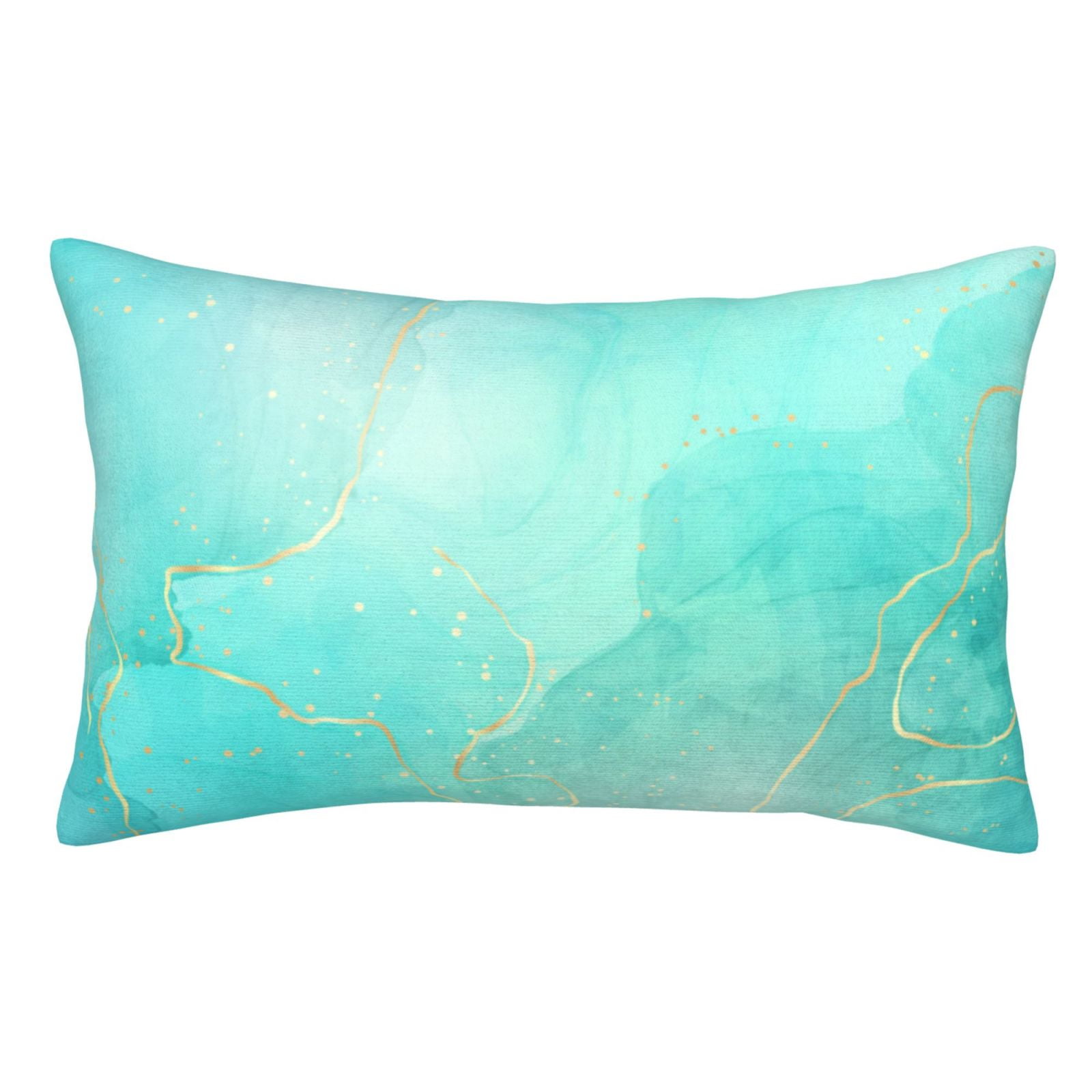 Qekee Cyan Mint Marble for Pillow Cases, Pillowcases for Sleepers, Soft ...