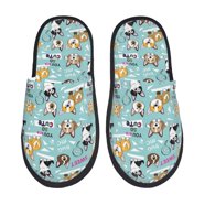 BERANMEY Cute Animal Puppy Butterfly Dogs Slippers for Women Perfect ...