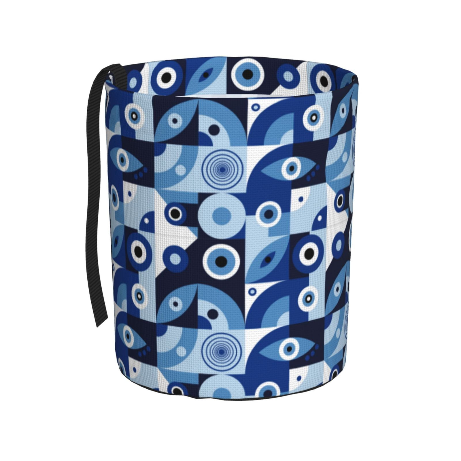 Qekee Evil Eye Print Automotive Waterproof Portable Collapsible Trash ...