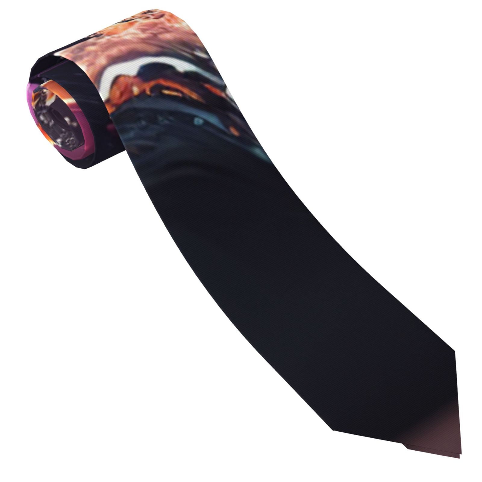 Qekee Explosive Fluid Splash Art Print Men's Ties Neckties Formal Ties ...