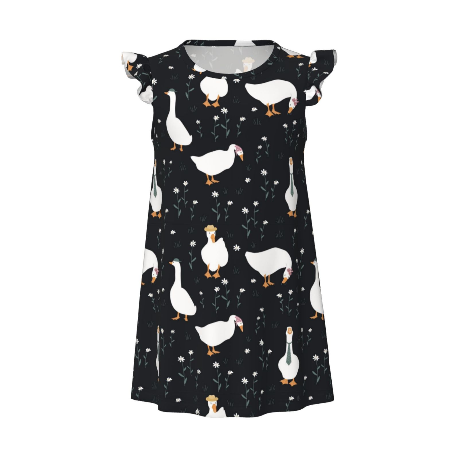 Qekee Fashionable Goose for Girls Nightgowns, Princess Pajama Dresses ...