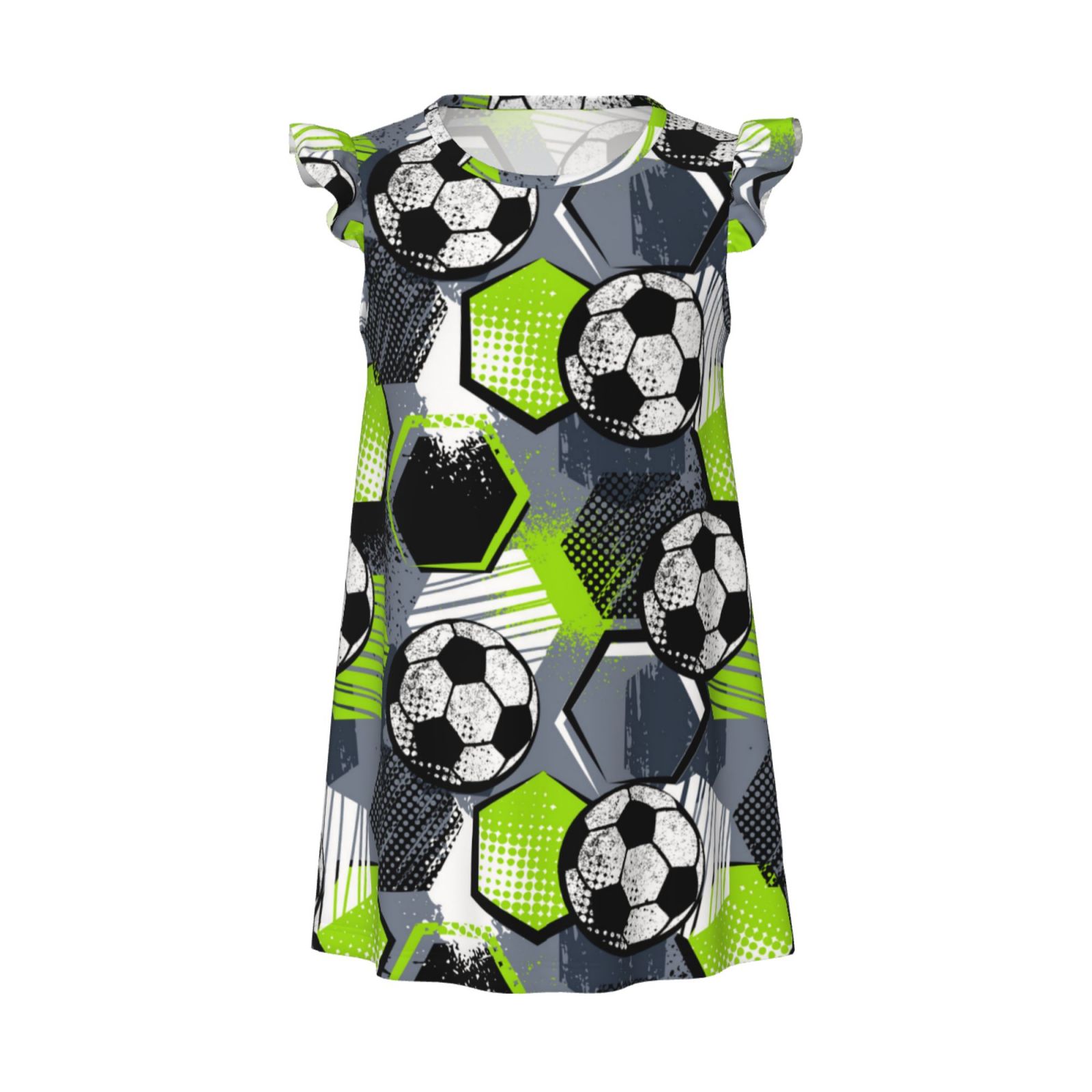 Qekee Football for Girls Nightgowns, Princess Pajama Dresses for Girls ...