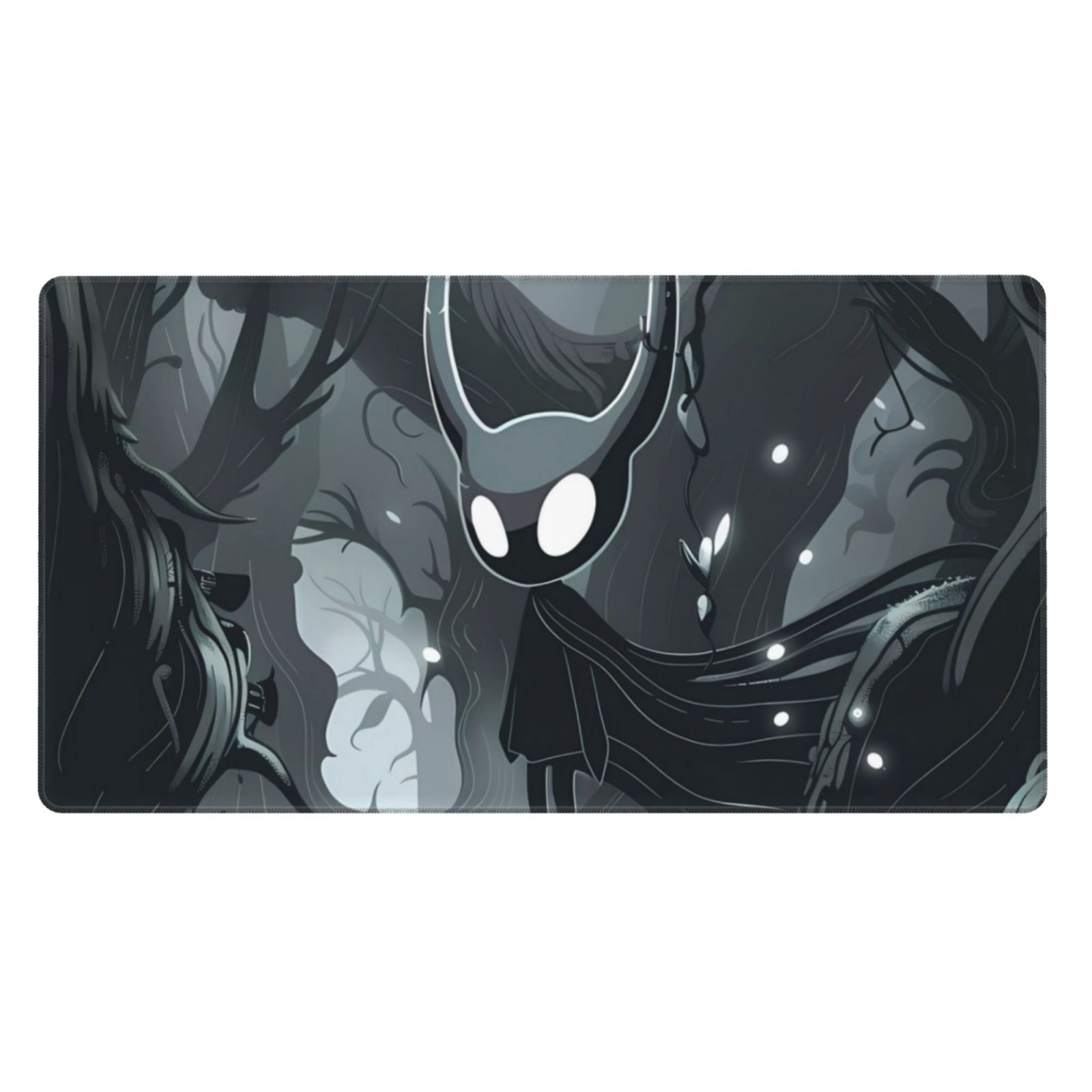 Qekee Forest Black Ghost Warrior Print Desk Pad Protector,Mouse Pad ...