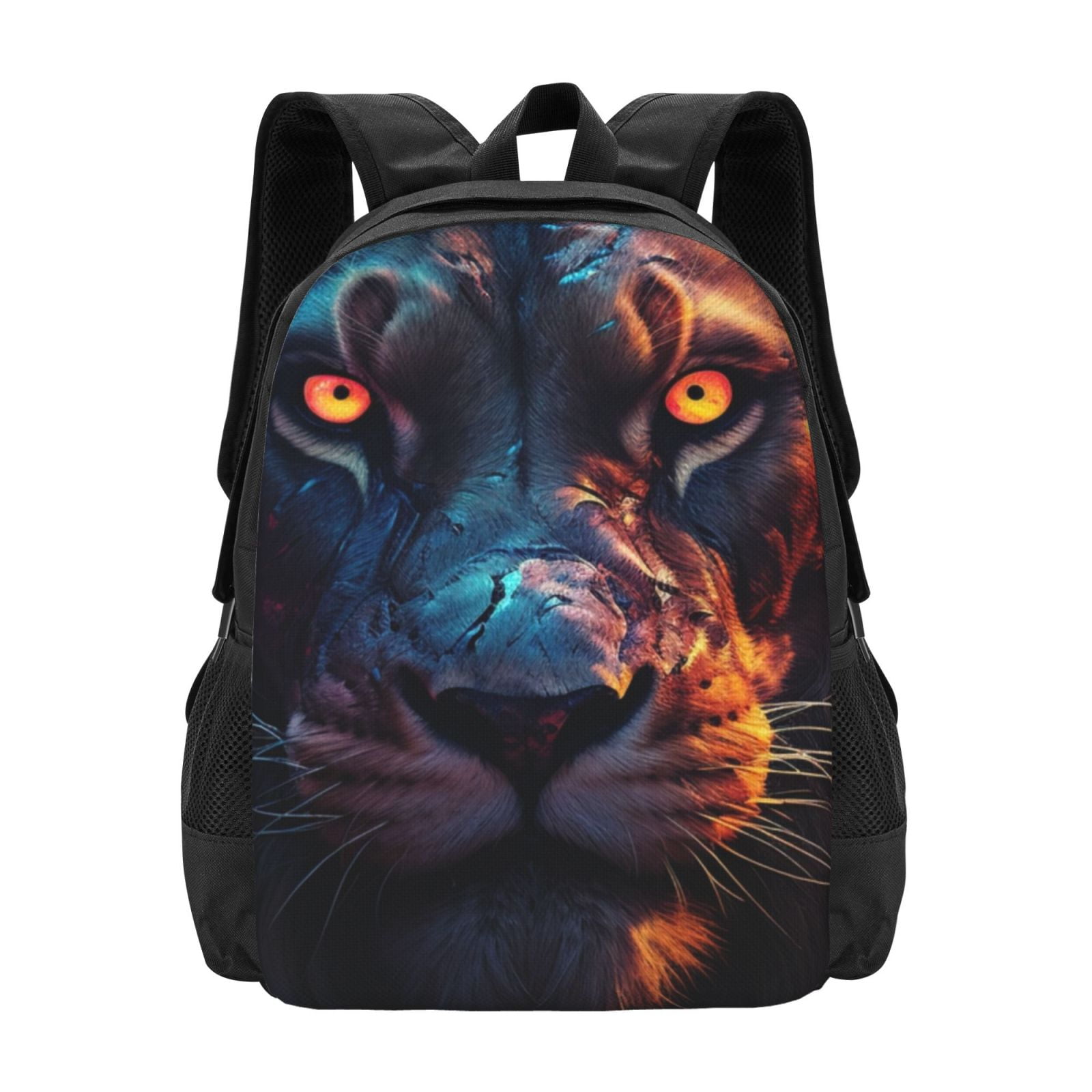 Qekee Forest Cool Lion for Travel Laptop Backpack for womem and men ...