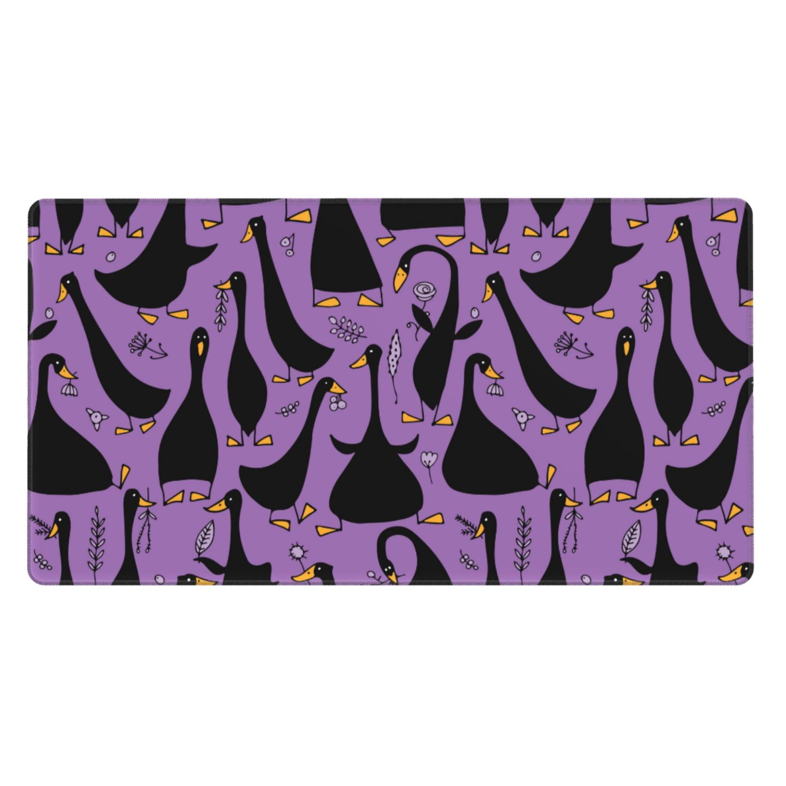 Qekee Funny Goose Print Desk Pad Protector,Mouse Pad,Office Desk Mat ...