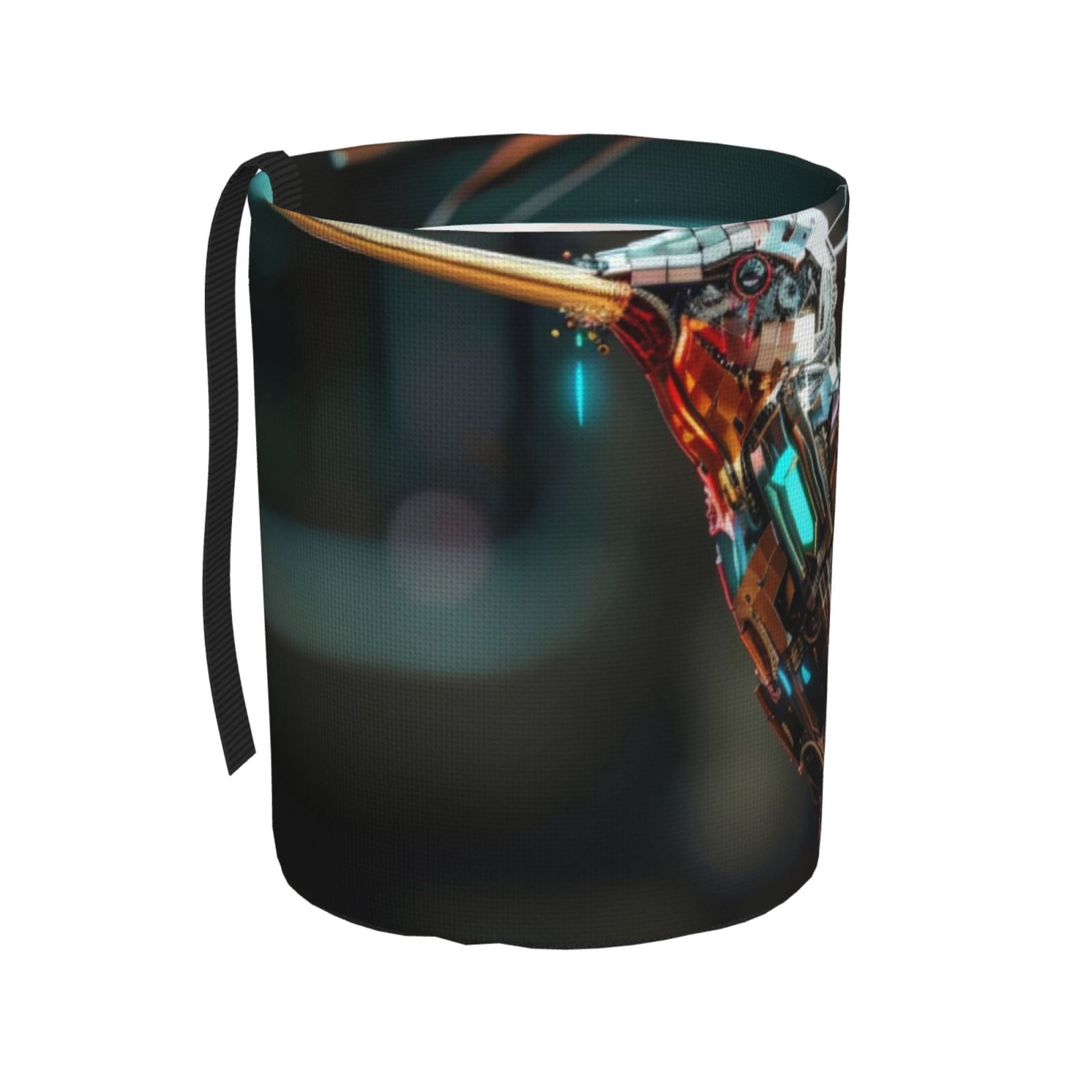 Qekee Futuristic Robot Hummingbird Print Automotive Waterproof Portable ...