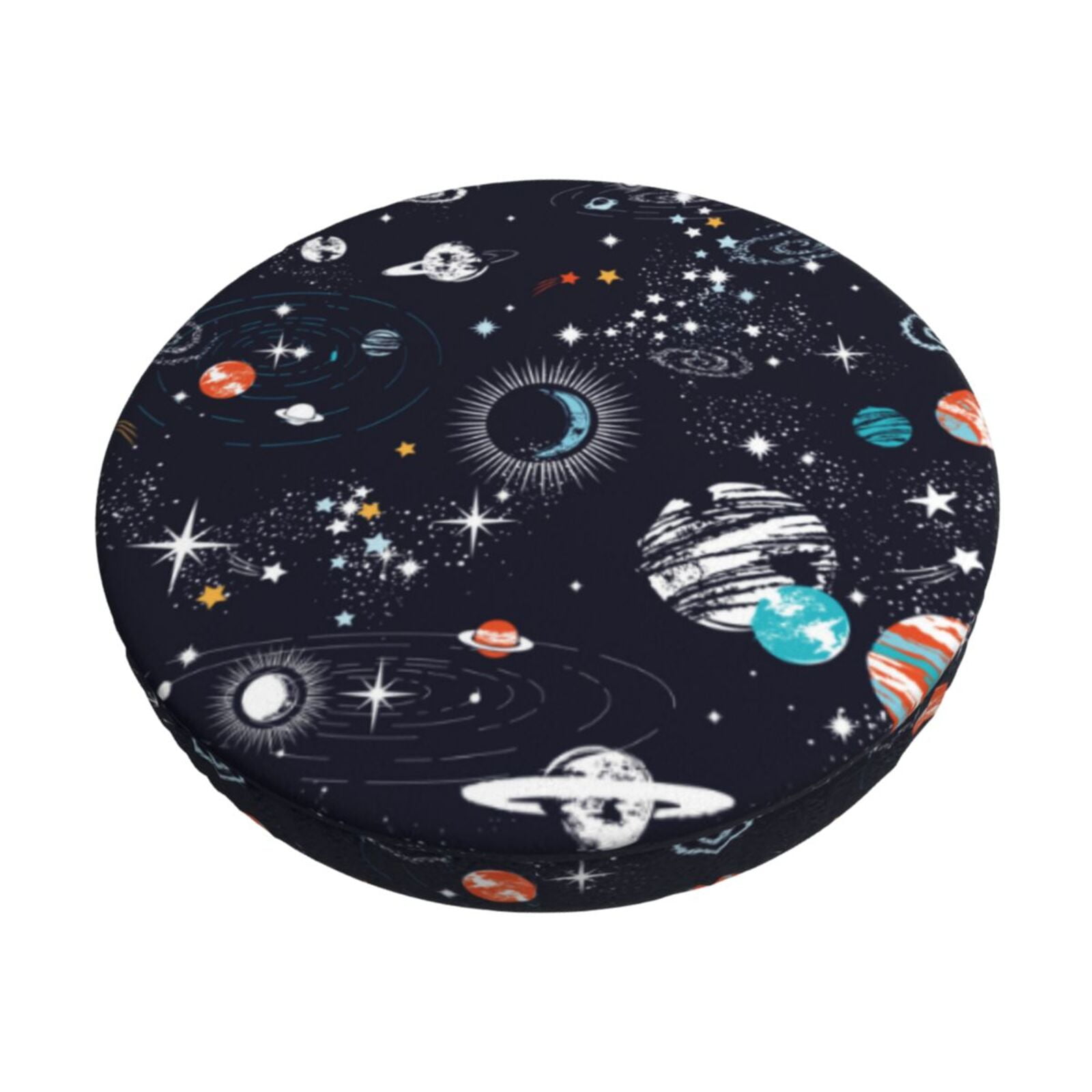 Qekee Galaxy2 Round Bar Chair Cushion Cover, Elastic and Washable, Fits ...