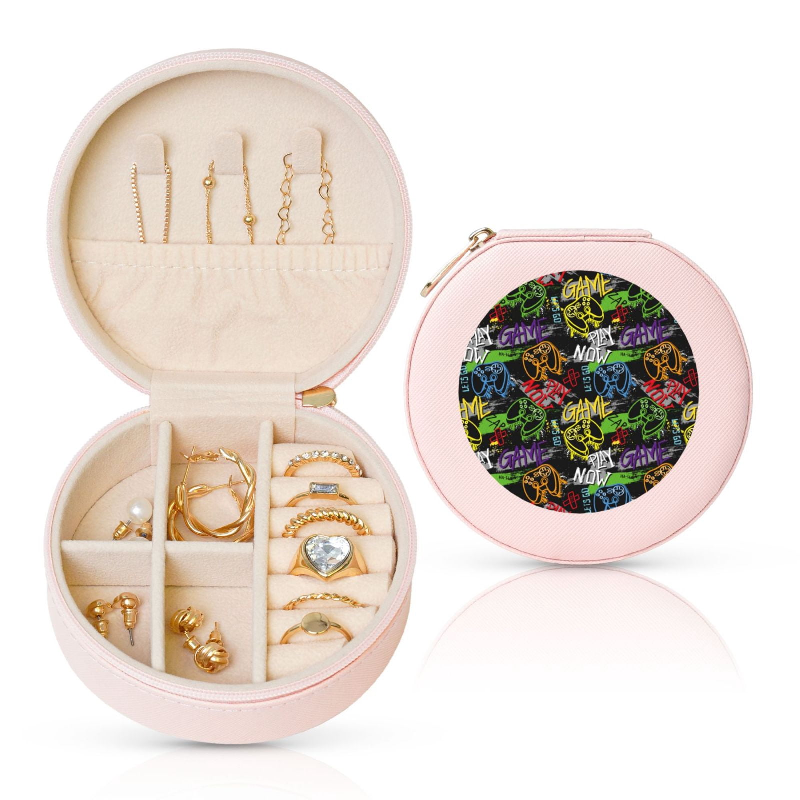 Qekee Game Joysticks for Travel Jewelry Box for Women And Girls,Jewelry ...