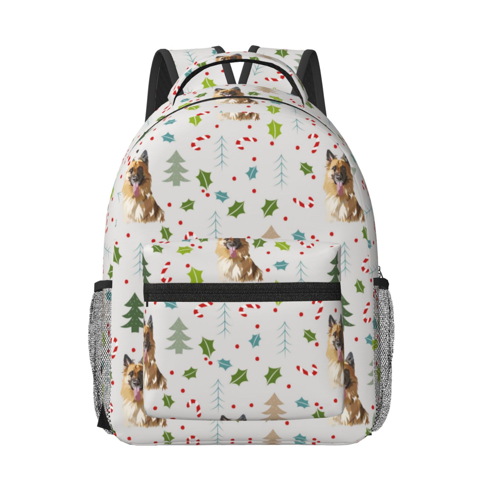 Qekee German Shepherd Dog Travel Backpack is a spacious, stylish ...