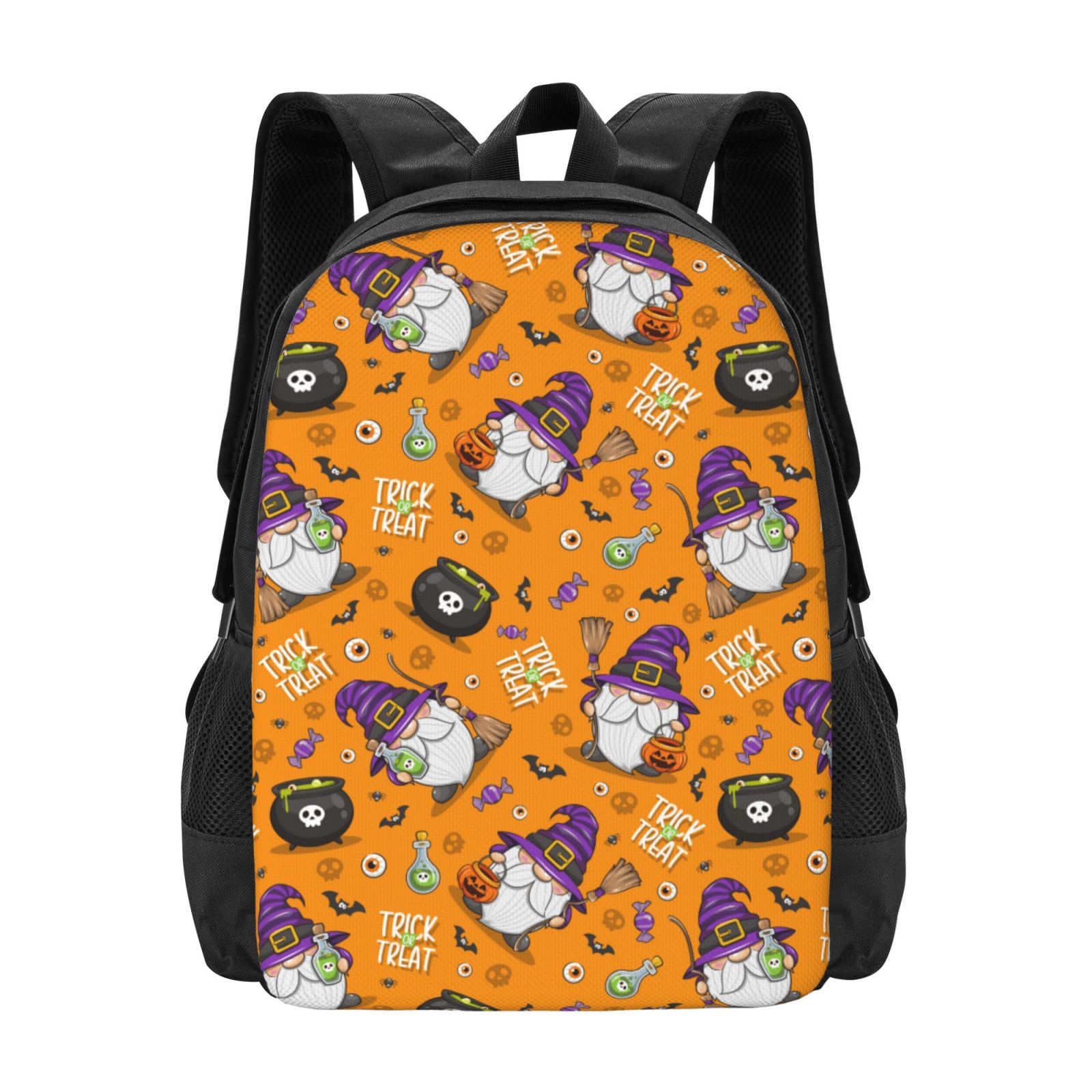 Qekee Halloween Witches Gnome for Travel Laptop Backpack for womem and ...