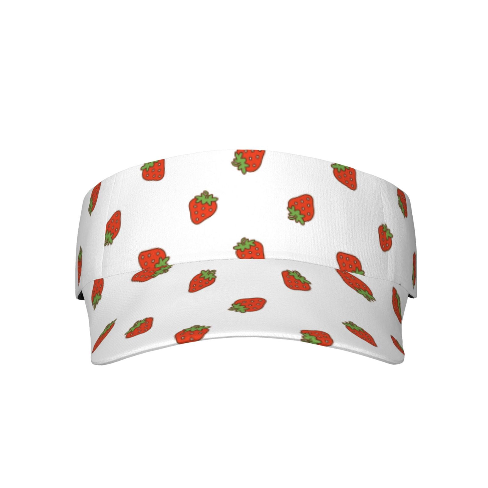 Qekee Hand Drawn Strawberry Adult Sun Protection Cap, Sun Hat, Golf Hat ...